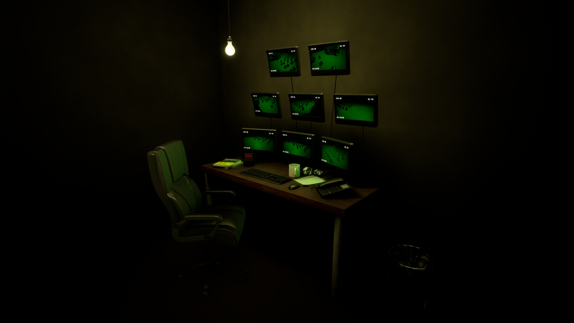 ArtStation - CCTV CONTROL ROOM