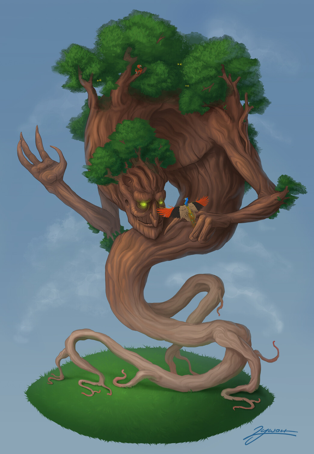 ArtStation - Forest guardian