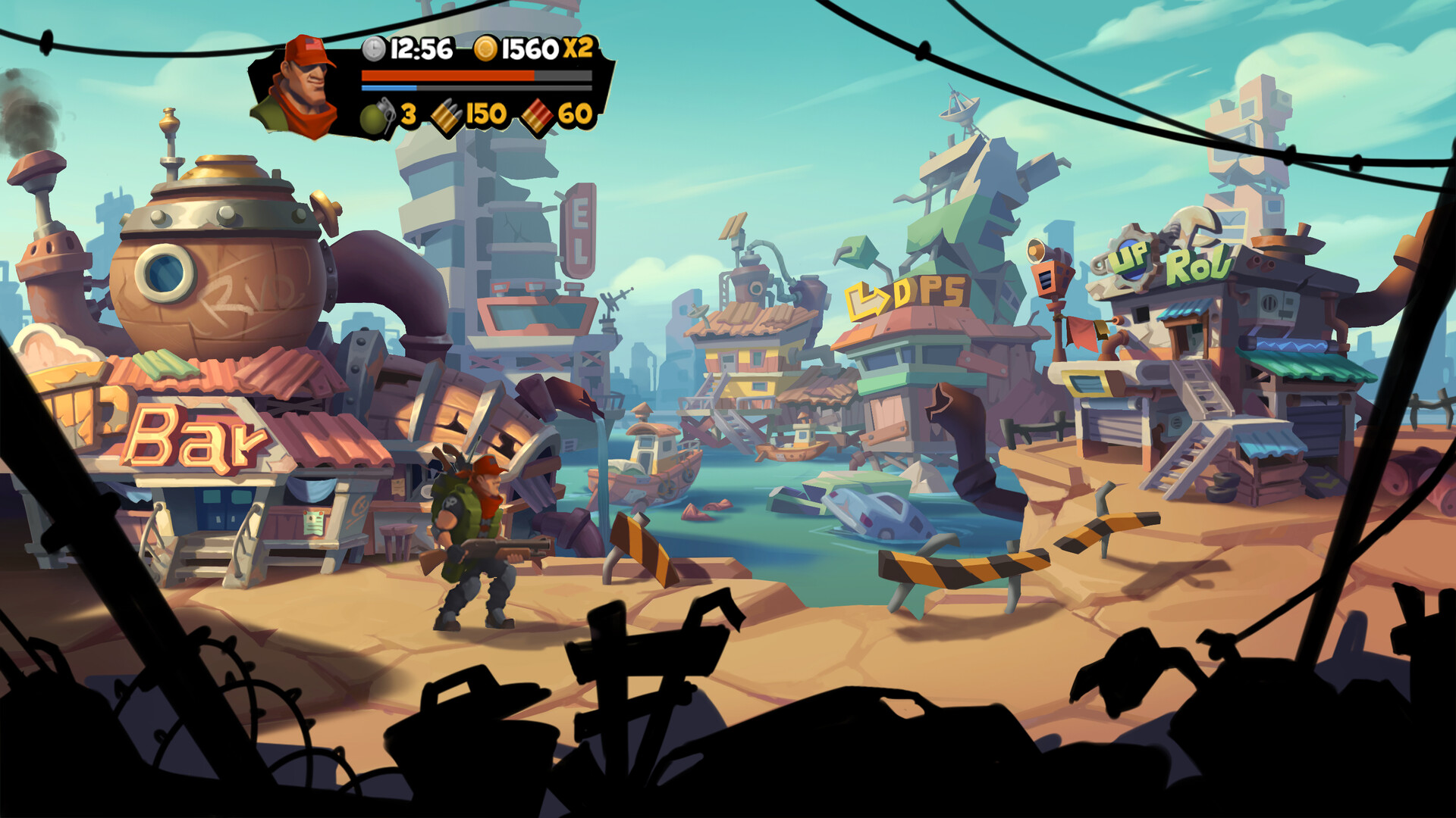 ArtStation - Horizontal version of European and American cartoon shootout