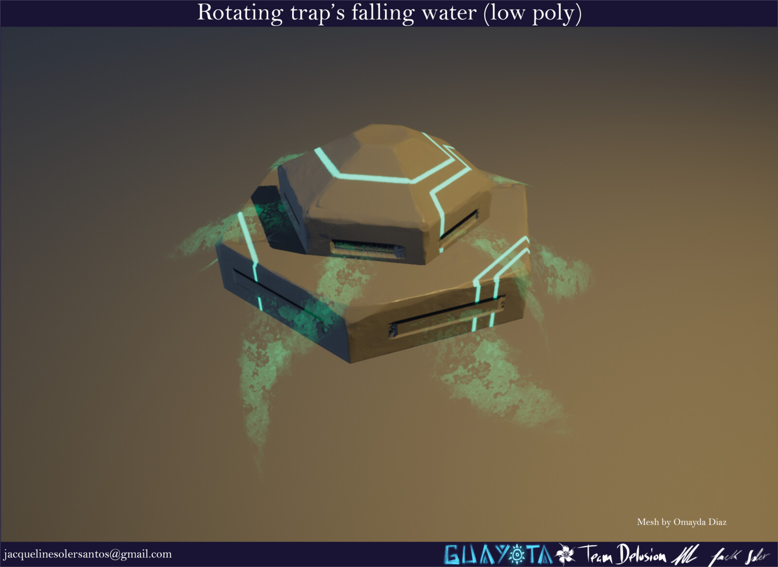 Jack Soler - Rotating Trap's Falling Water Shader
