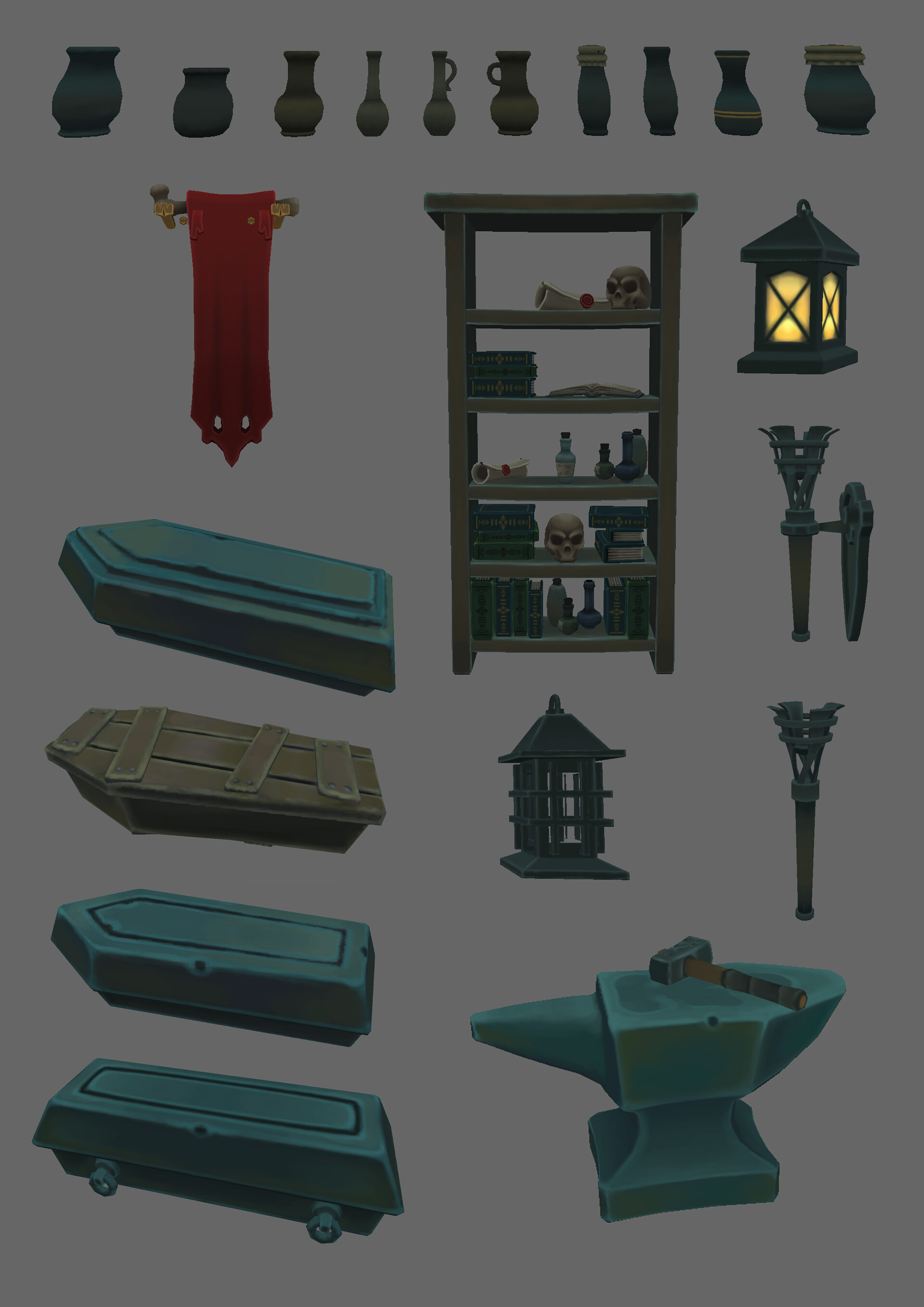 ArtStation - my texturing project