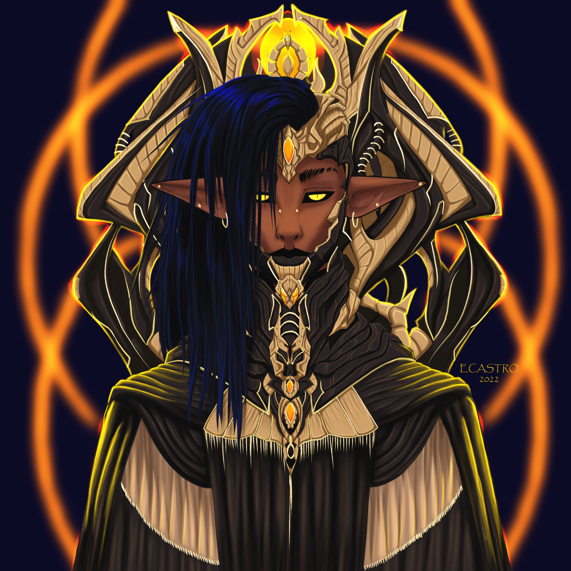 ArtStation - Cyber Sun God