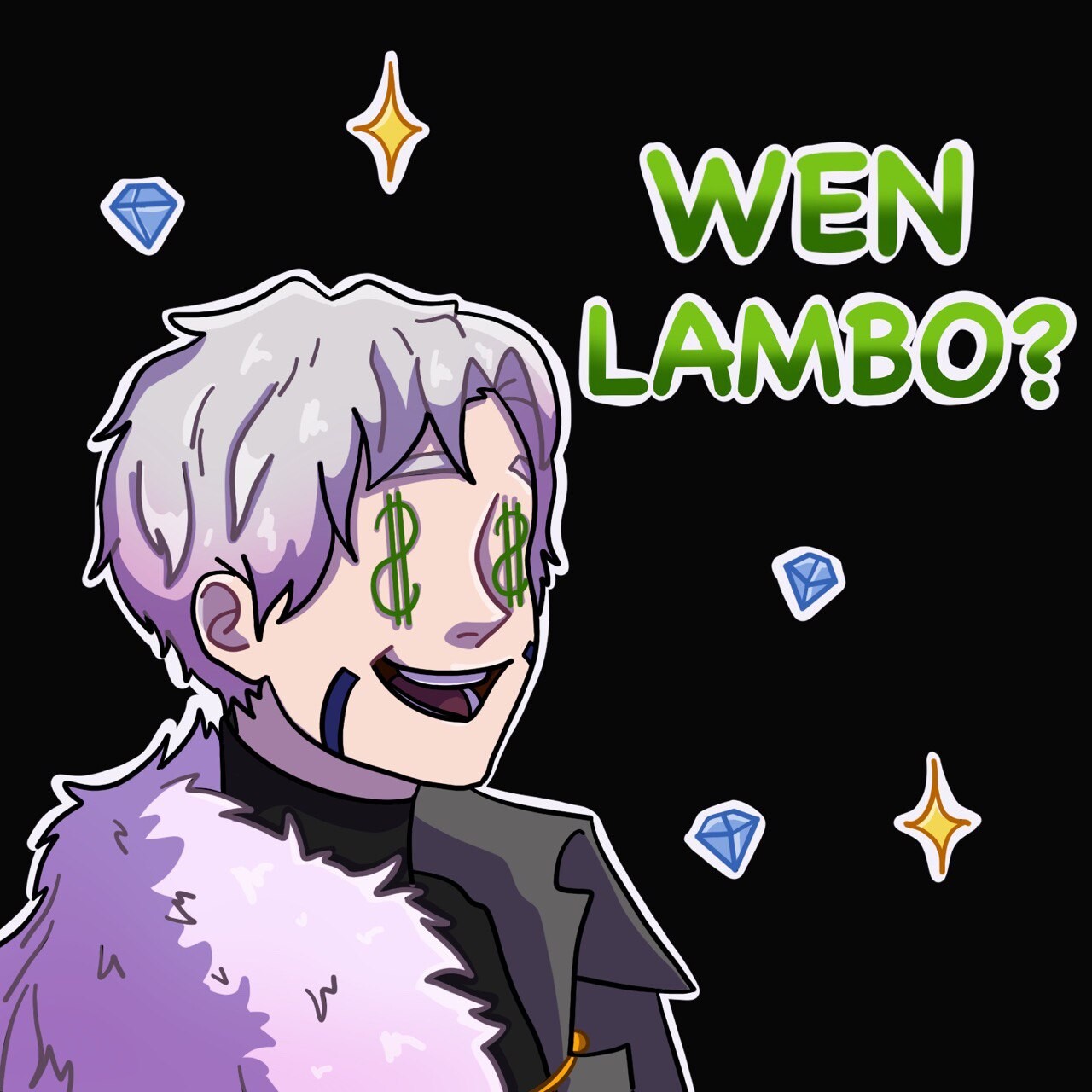 ArtStation - Sticker - Wen Lambo?