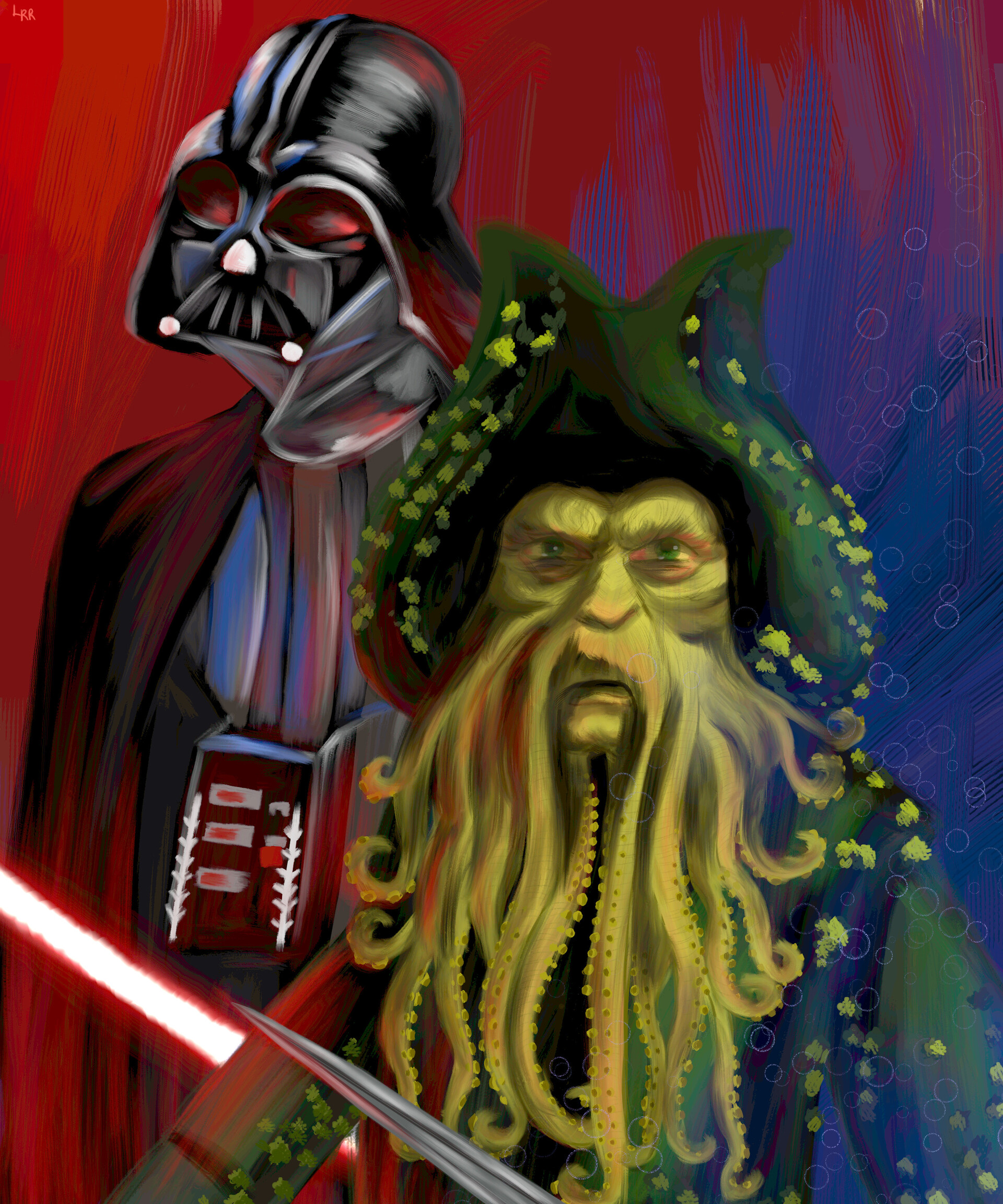 ArtStation - Favorite Villains with depressing stories: Darth Vader and ...