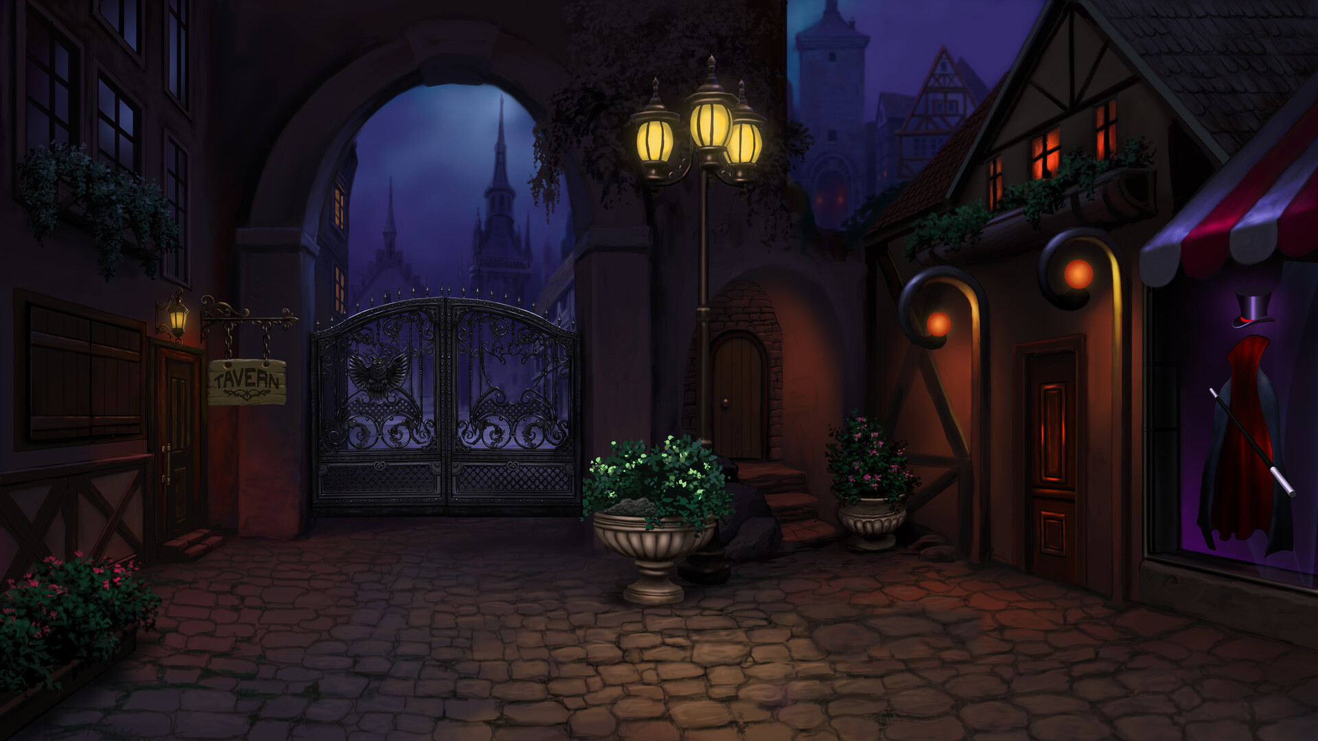 ArtStation - Night city. Location.