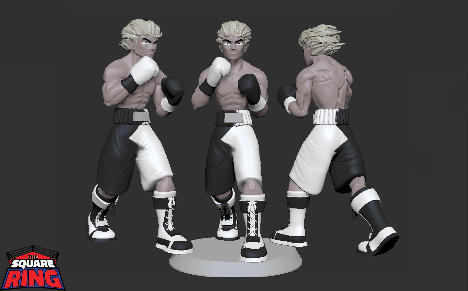 ArtStation - Square Ring Board Game- Miniature Development