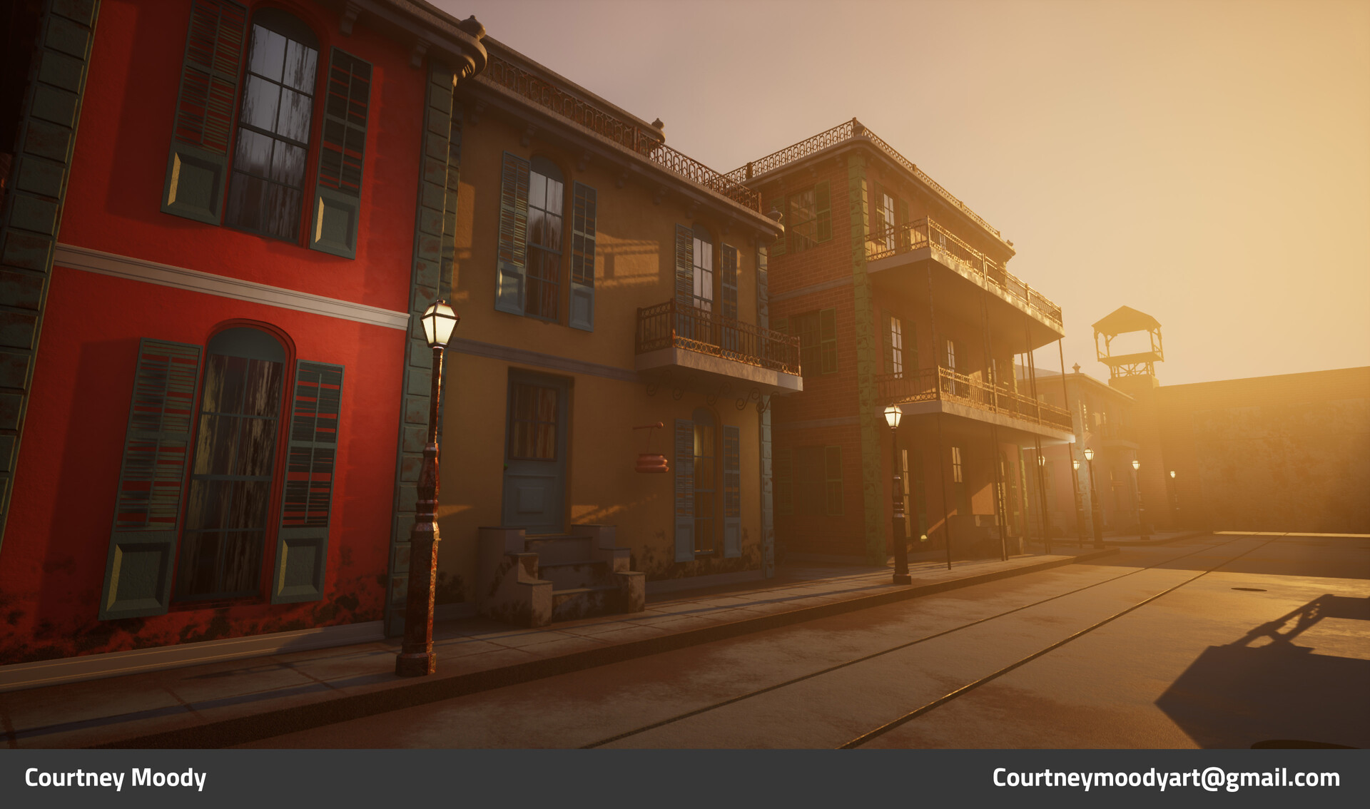 ArtStation - New Orleans Apocalyptic Scene