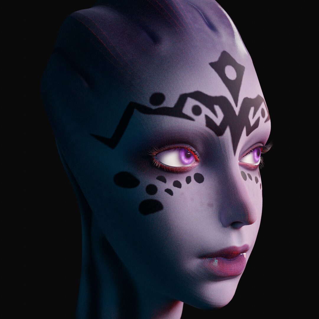 ArtStation - Asari head
