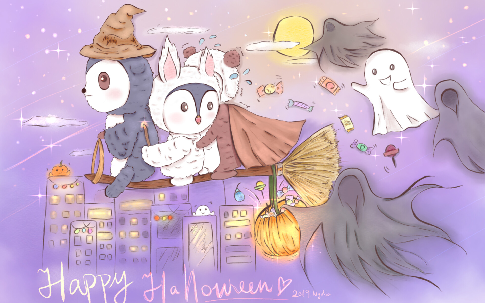 ArtStation - Fluffy and Softy : Halloween