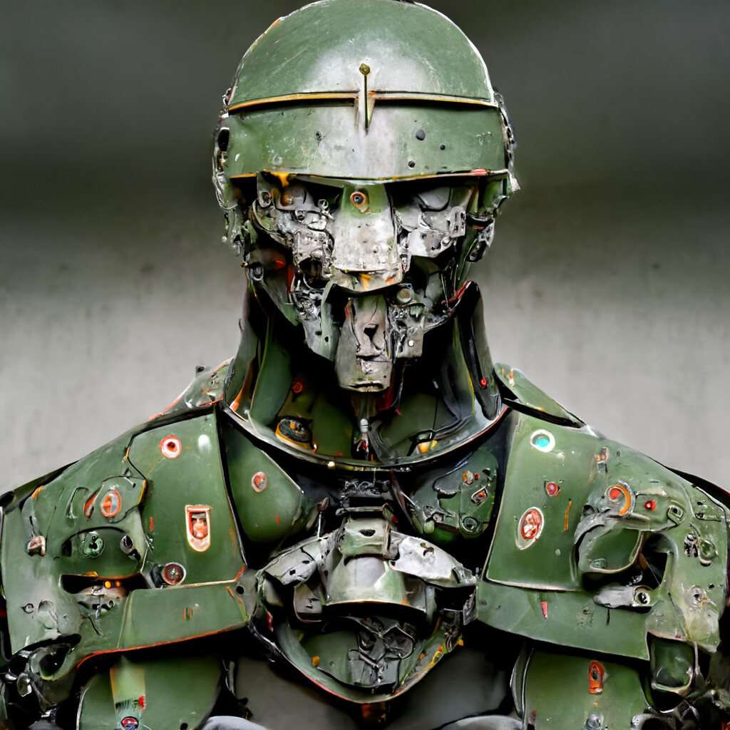 ArtStation - mecha warriors - midjourney AI study