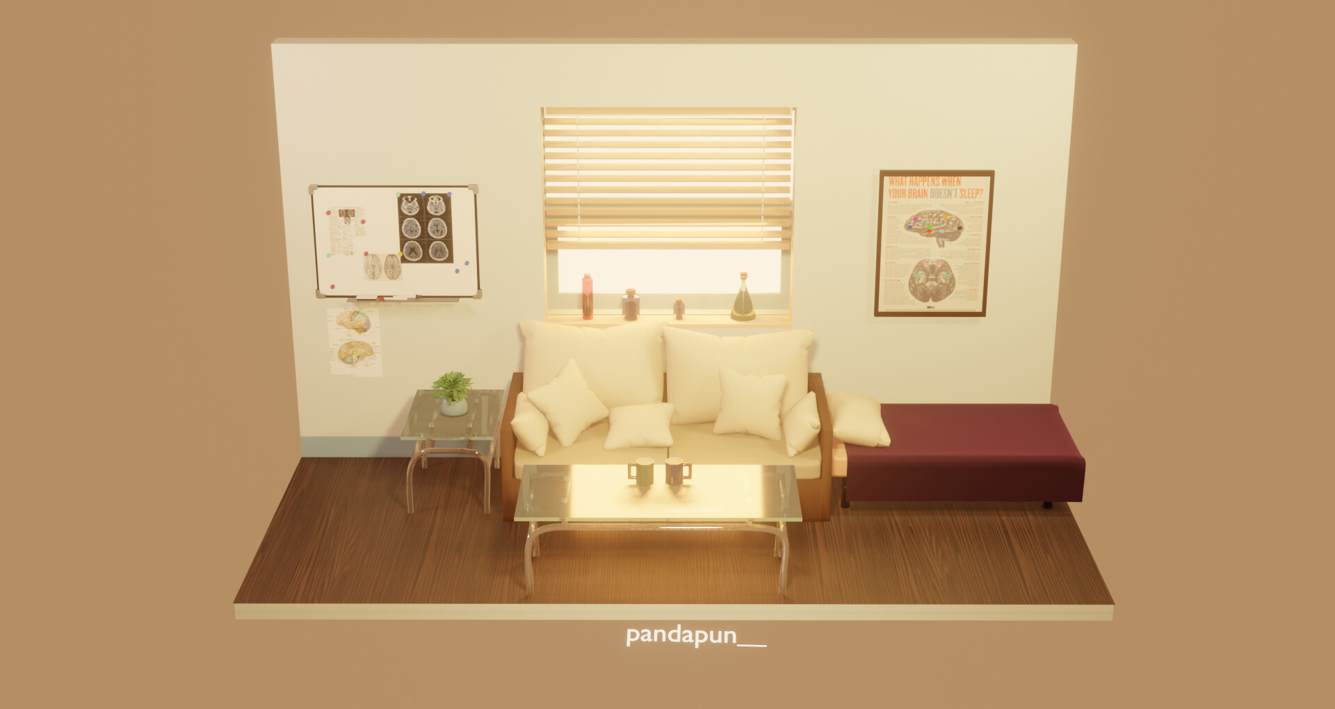 ArtStation - Hospital Playlist - Chae Songhwa's Office Diorama (Half side)