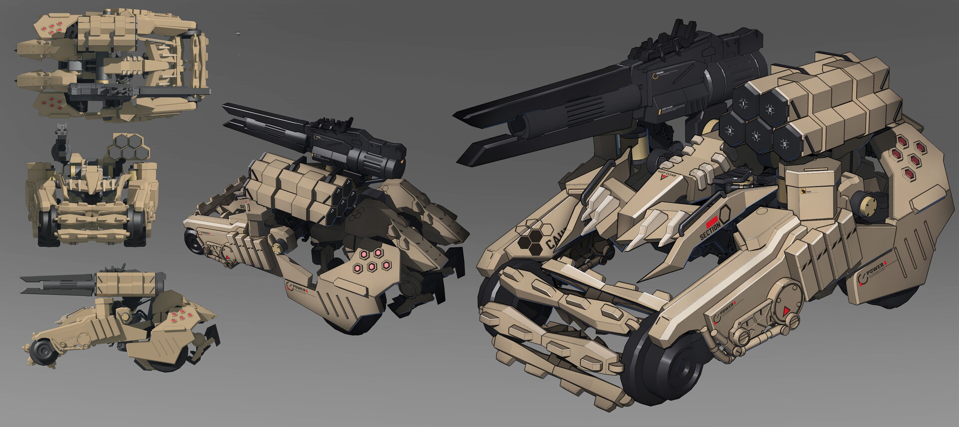 ArtStation - FinalFrontEnobetta mech DESIGN