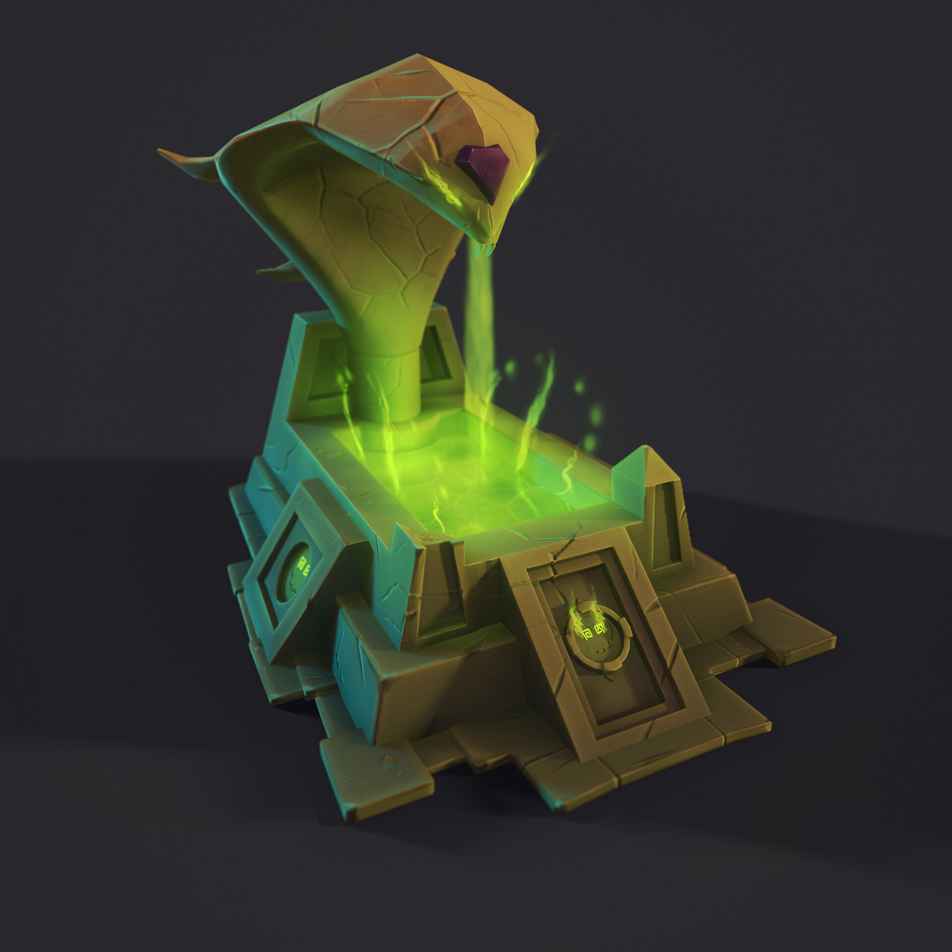 ArtStation - Snake Fountain