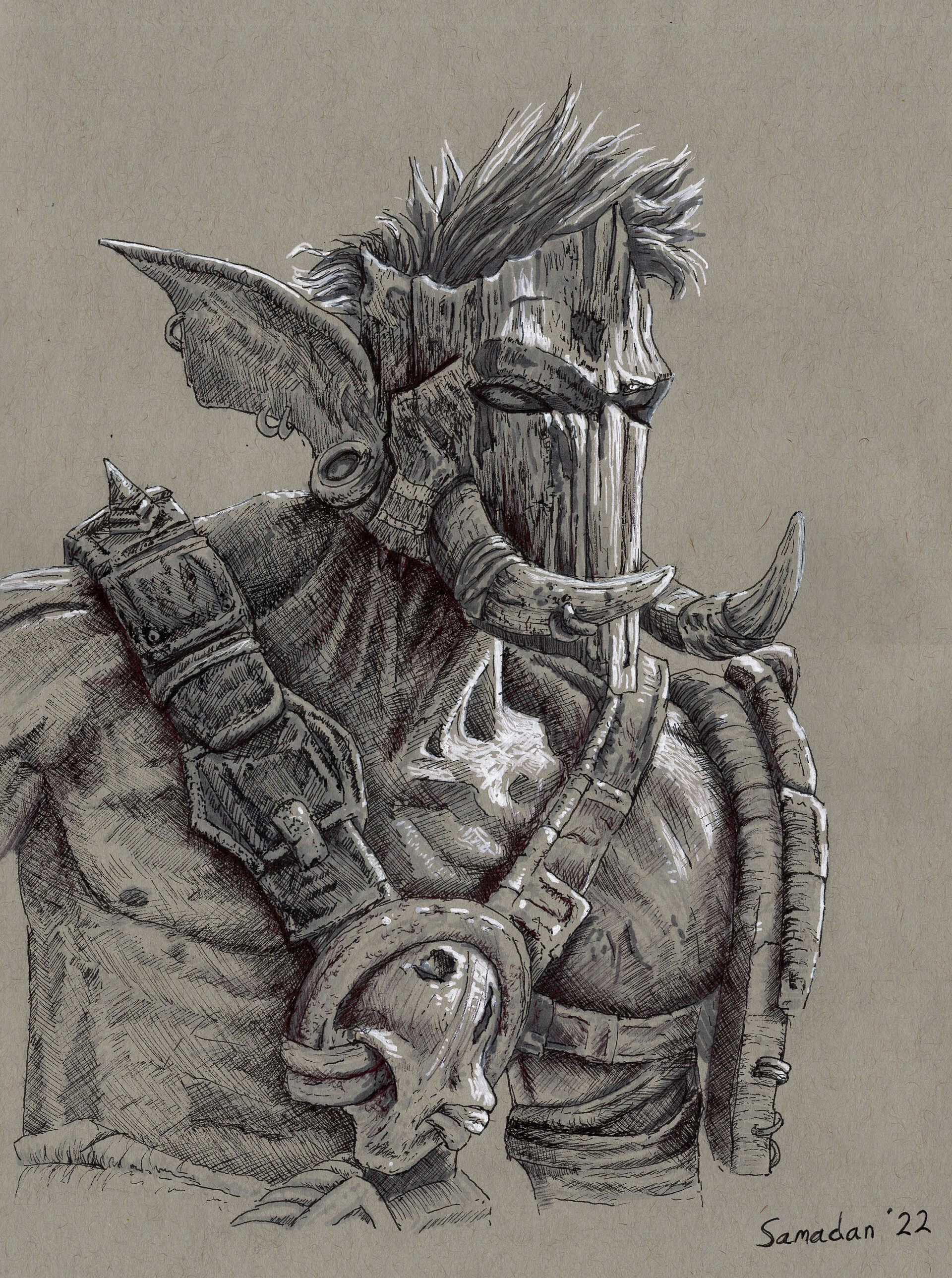 how to draw warcraft characters