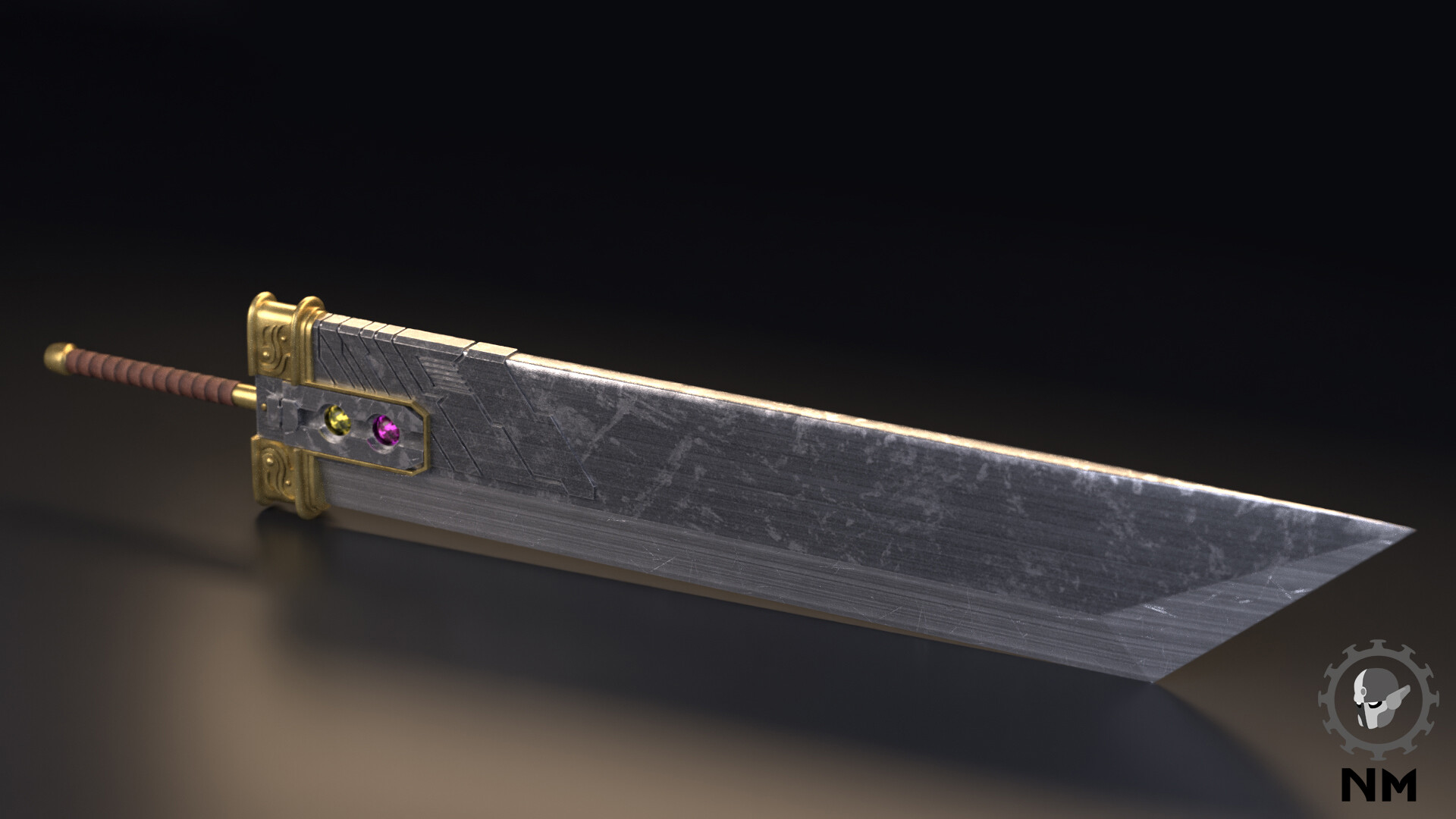 ArtStation - Zack's sword_ff7