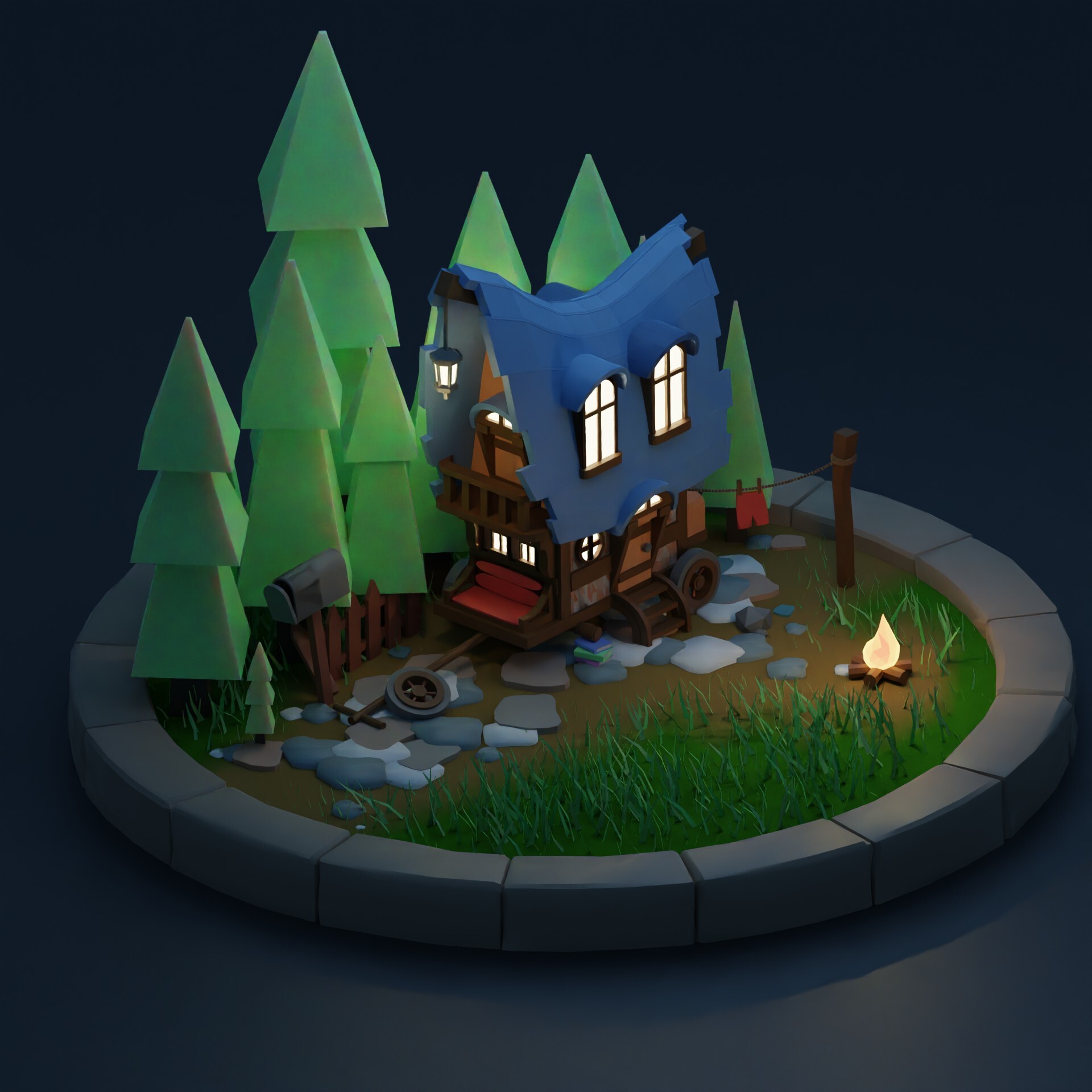 ArtStation - wagon at kaino