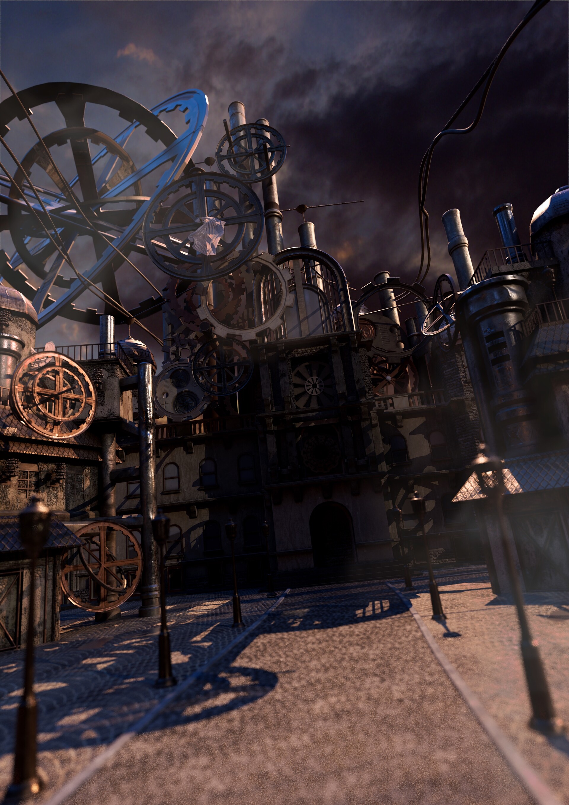 ArtStation - City of steam punk