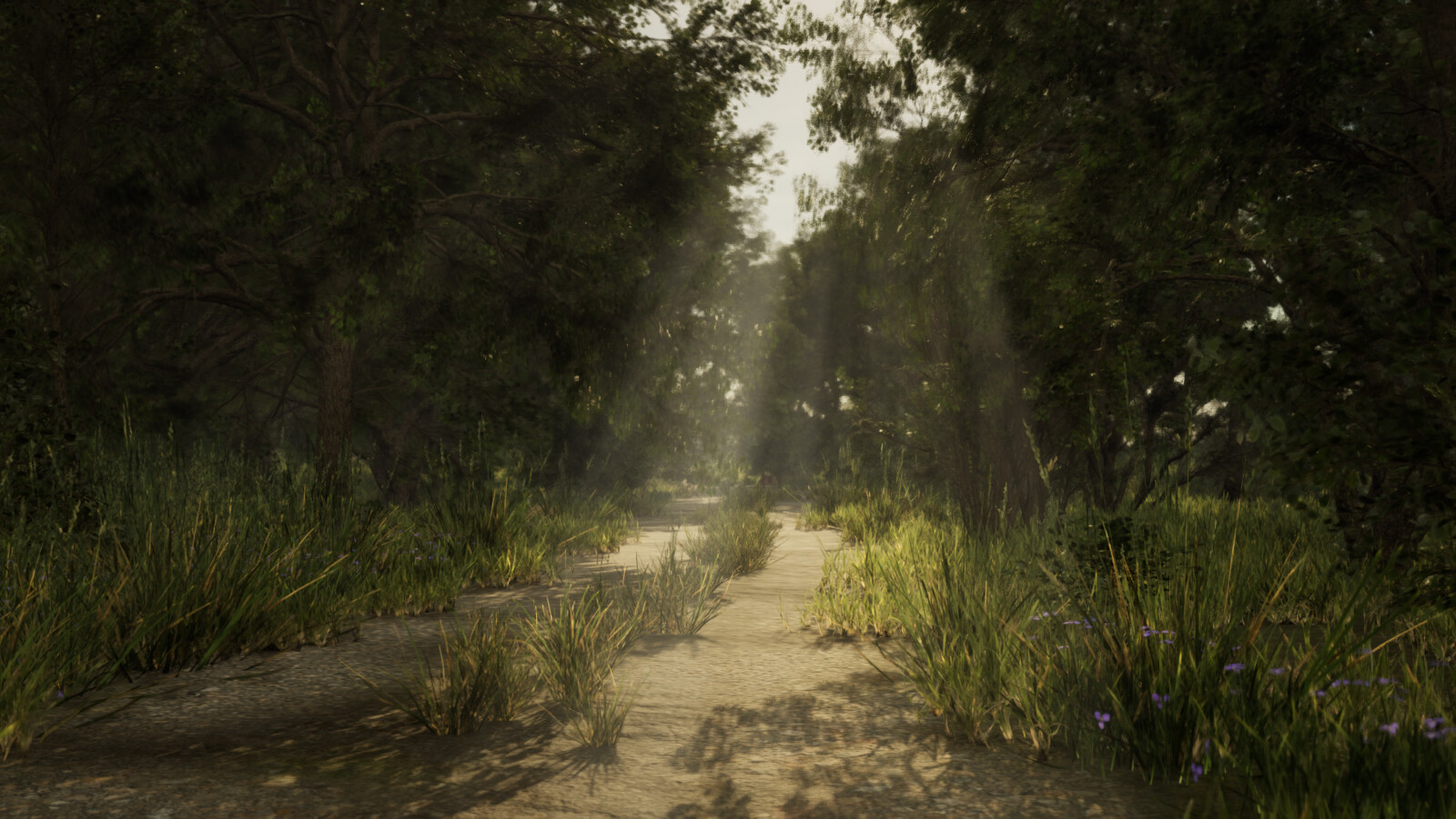 Armored Wave - Road in forest (Unreal Engine 5)