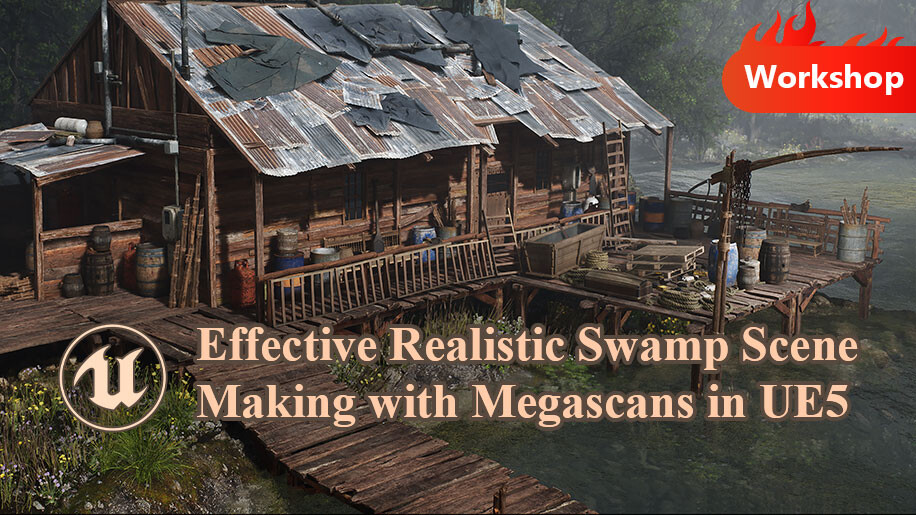ArtStation - 【Workshop】Effective Realistic Swamp Scene Making with ...