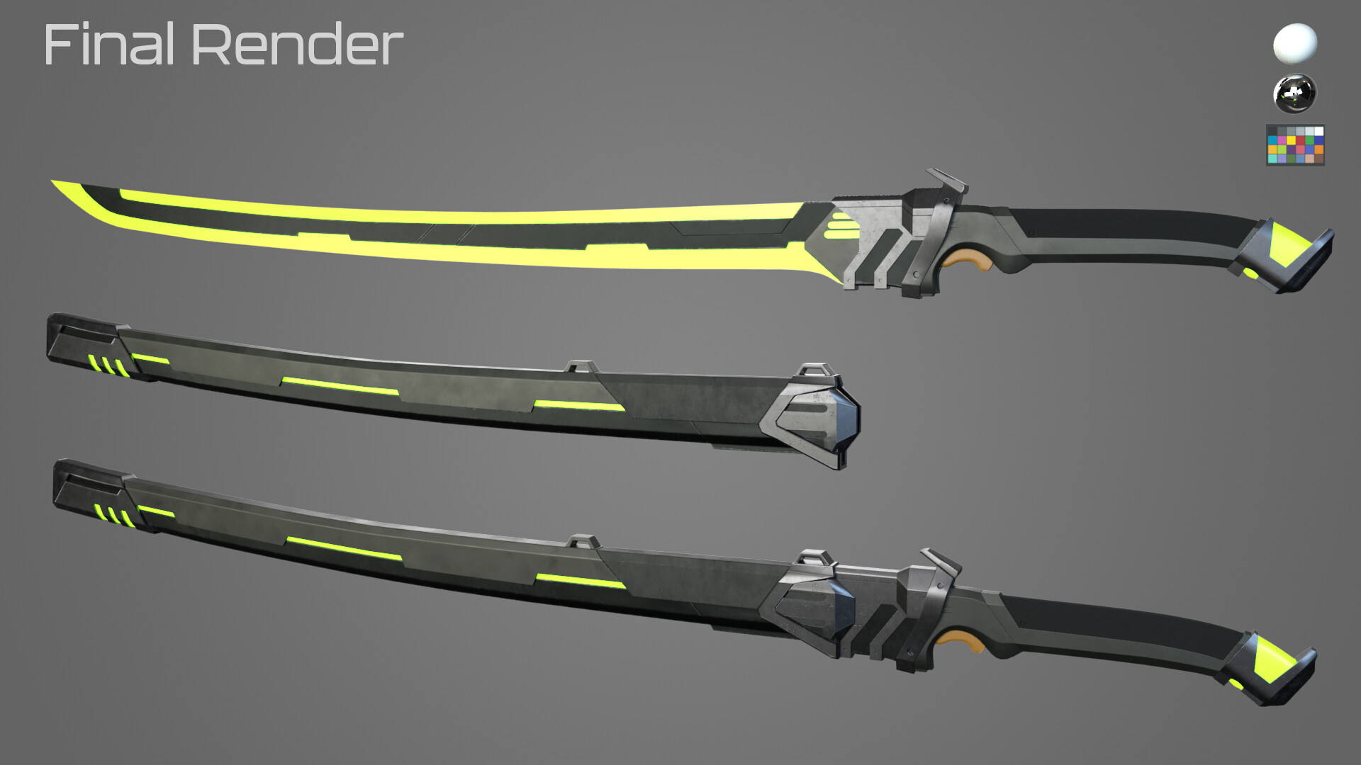 Katana Sci Fi by Gabriel Rocha — ProUser.Me