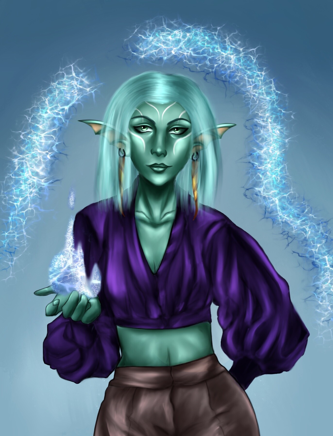 ArtStation - Vesna- Water Genasi Rogue