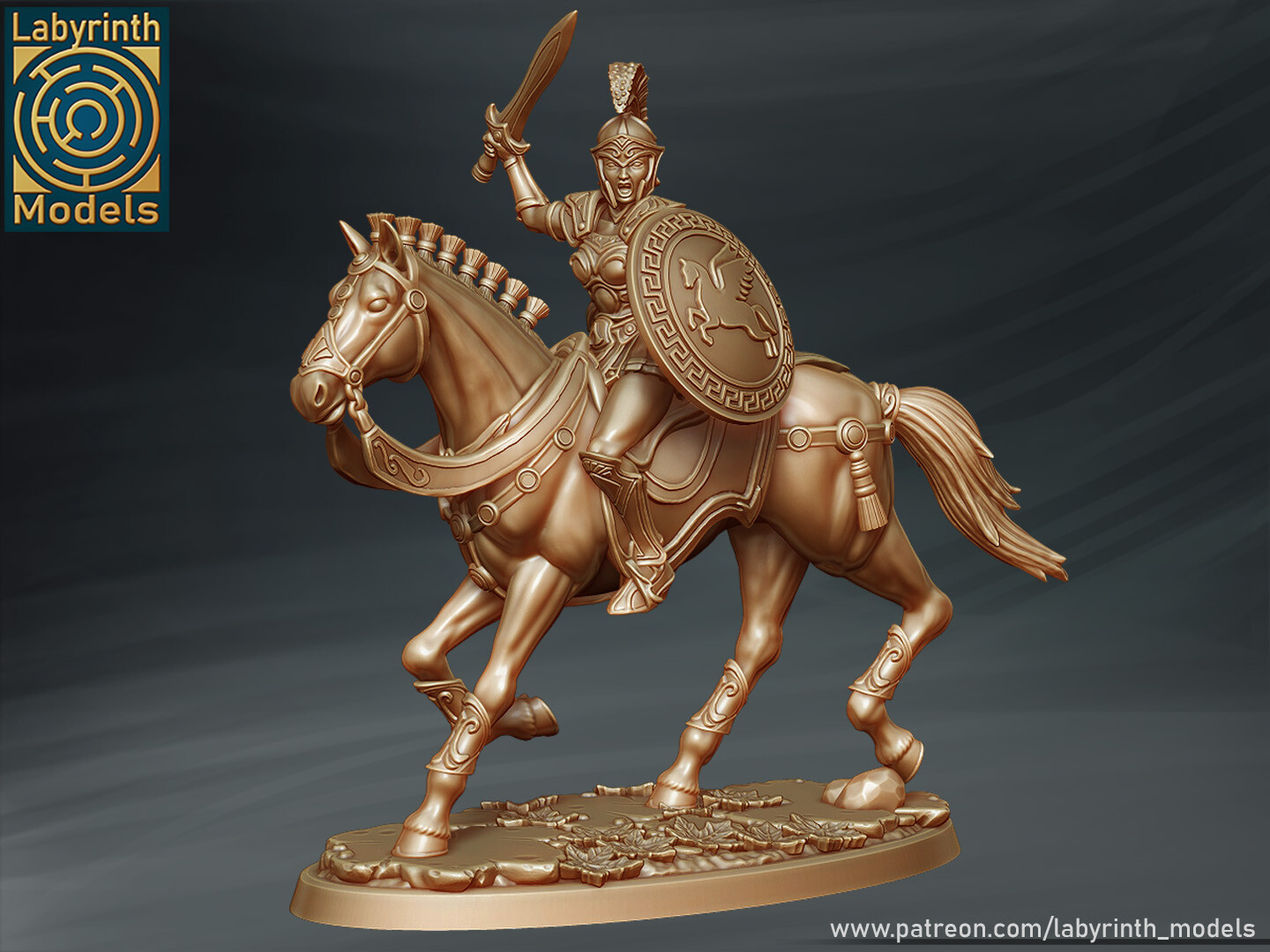 Labyrinth Models - Daughters of Athena Cavalry