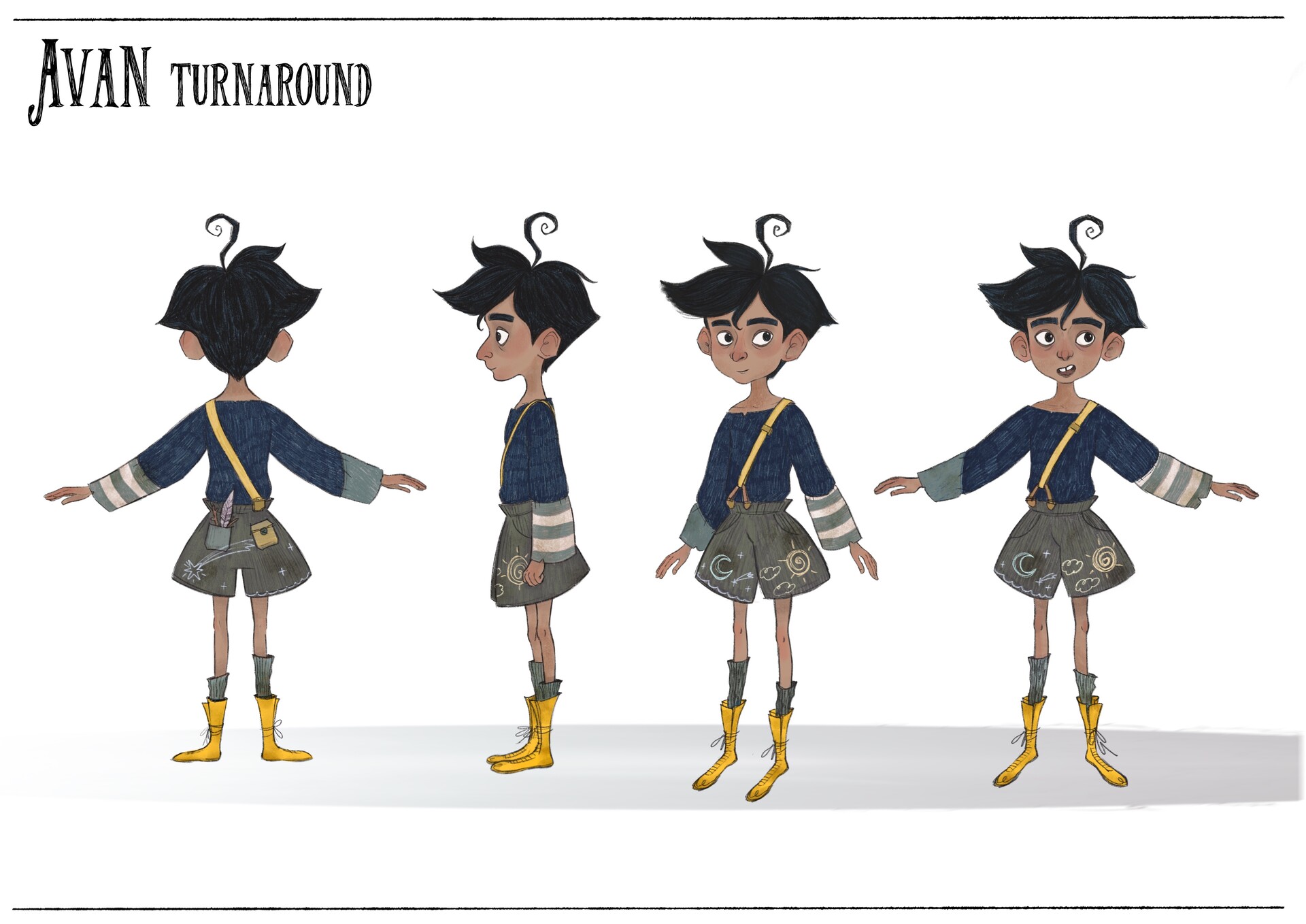ArtStation - Avan turnaround