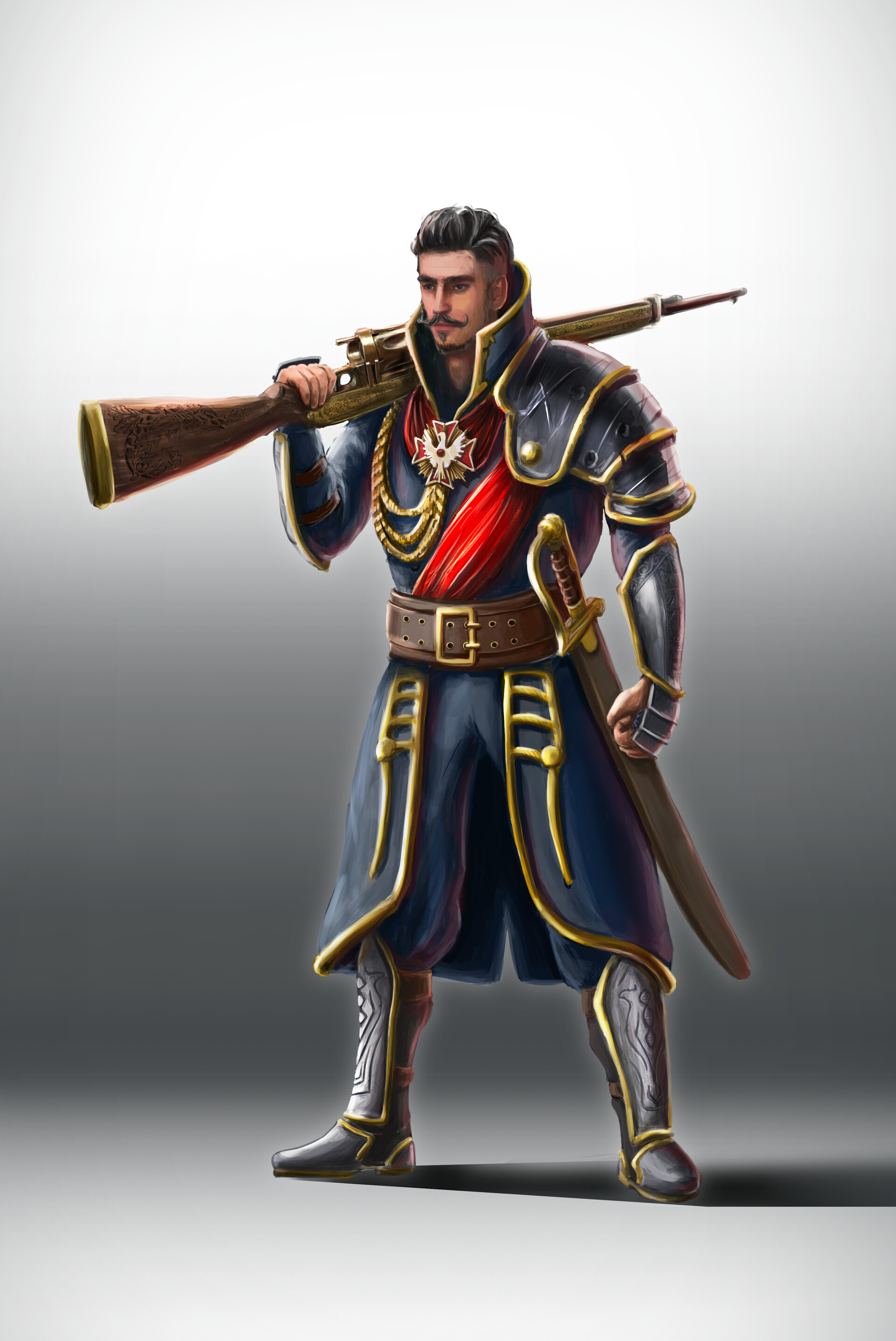 ArtStation - warior steampunk