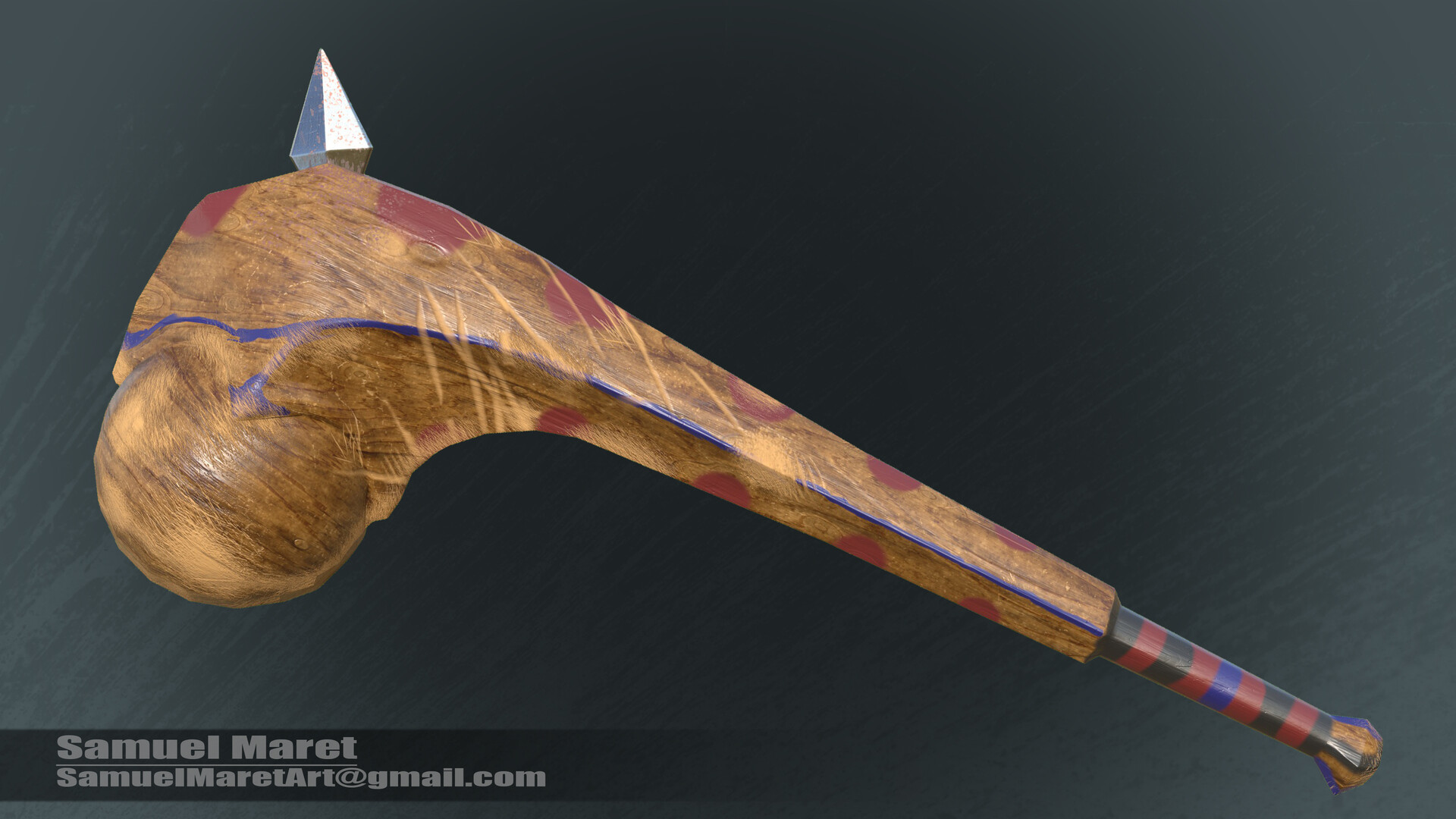 ArtStation - War Club 3D Model