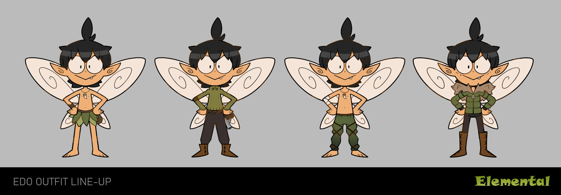 ArtStation - EDO - Outfit Variations