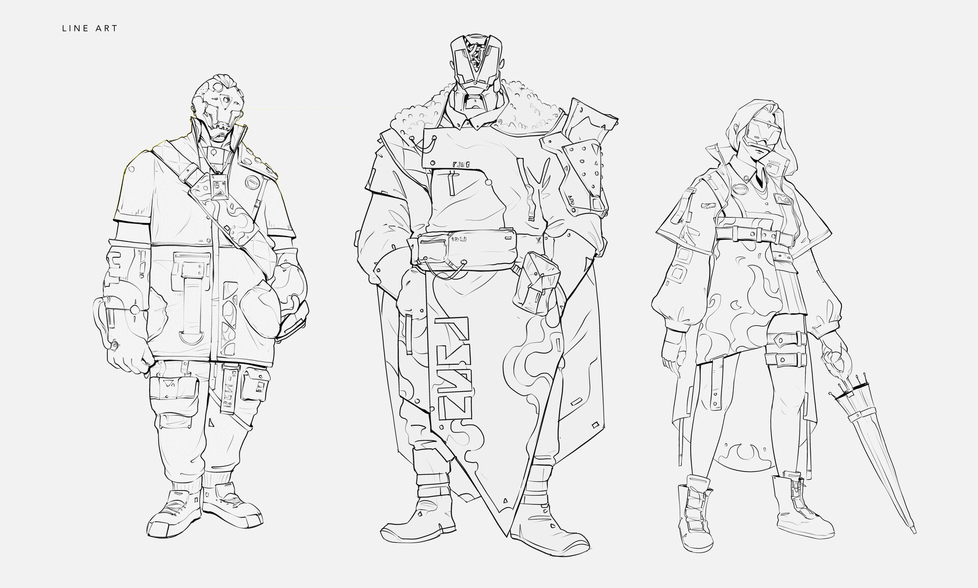 Chung Vu - Sci fi characters design