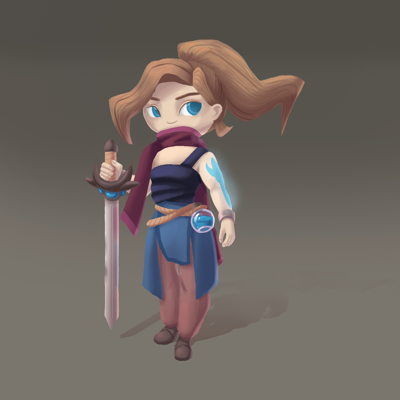 ArtStation - Fantasy chibi character