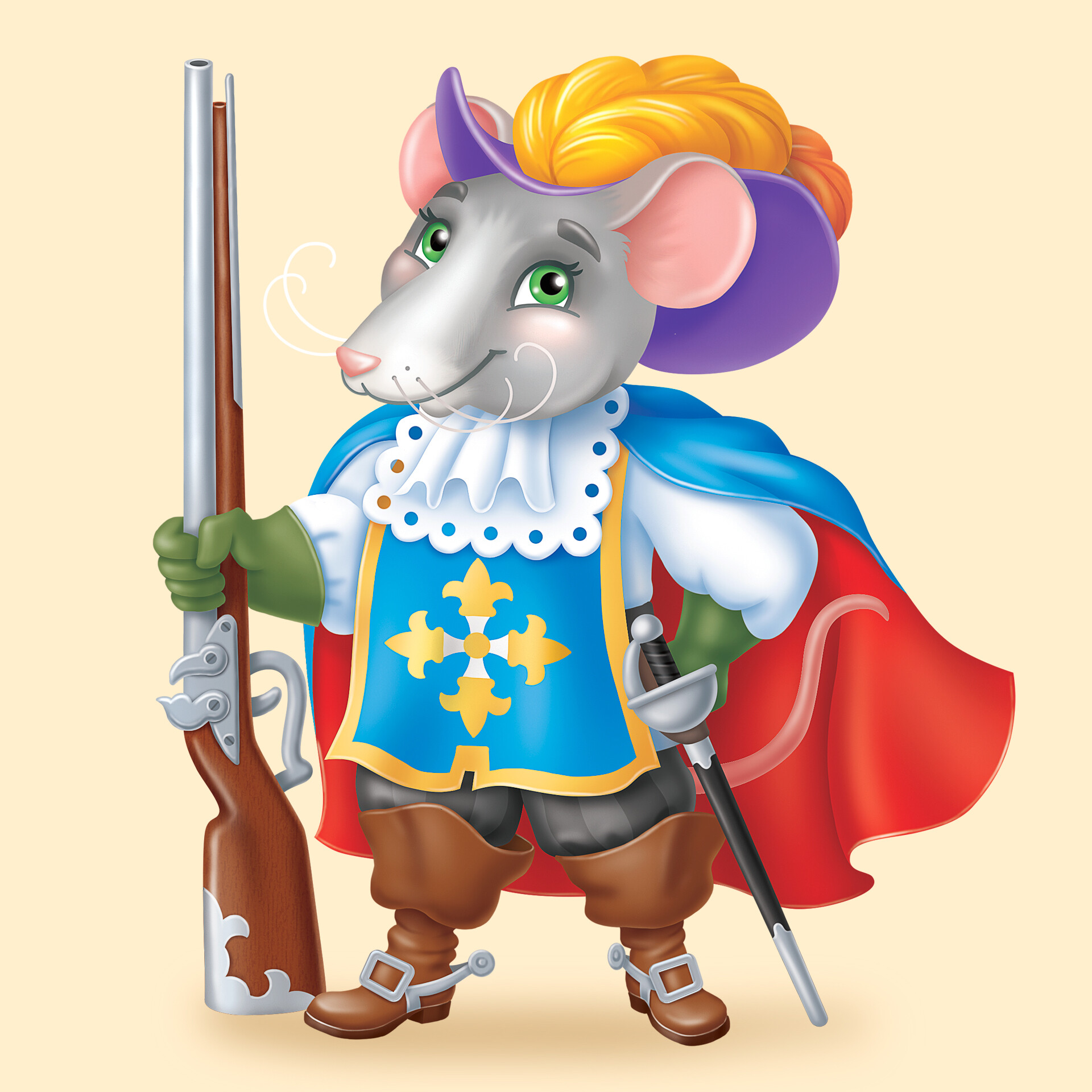 ArtStation - Musketeer rat