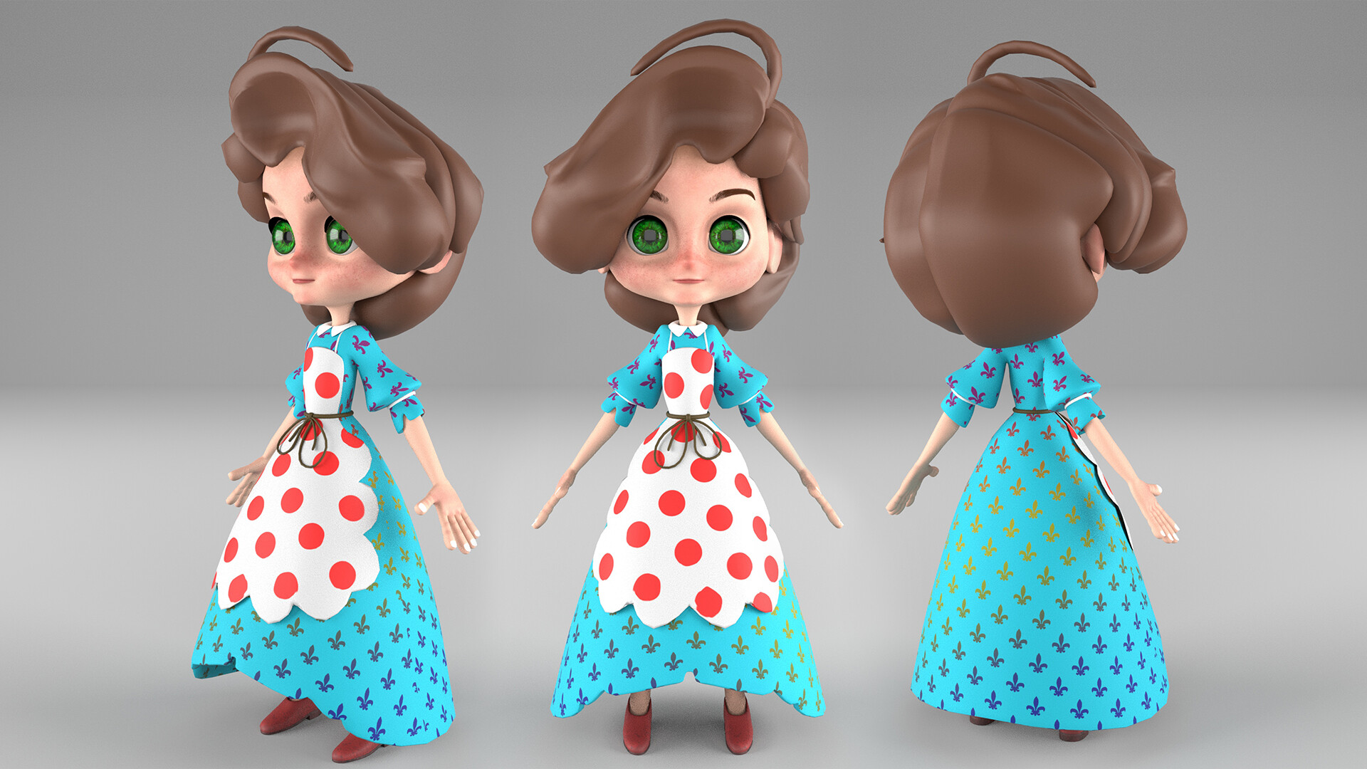 ArtStation - 3D Girl Character Model