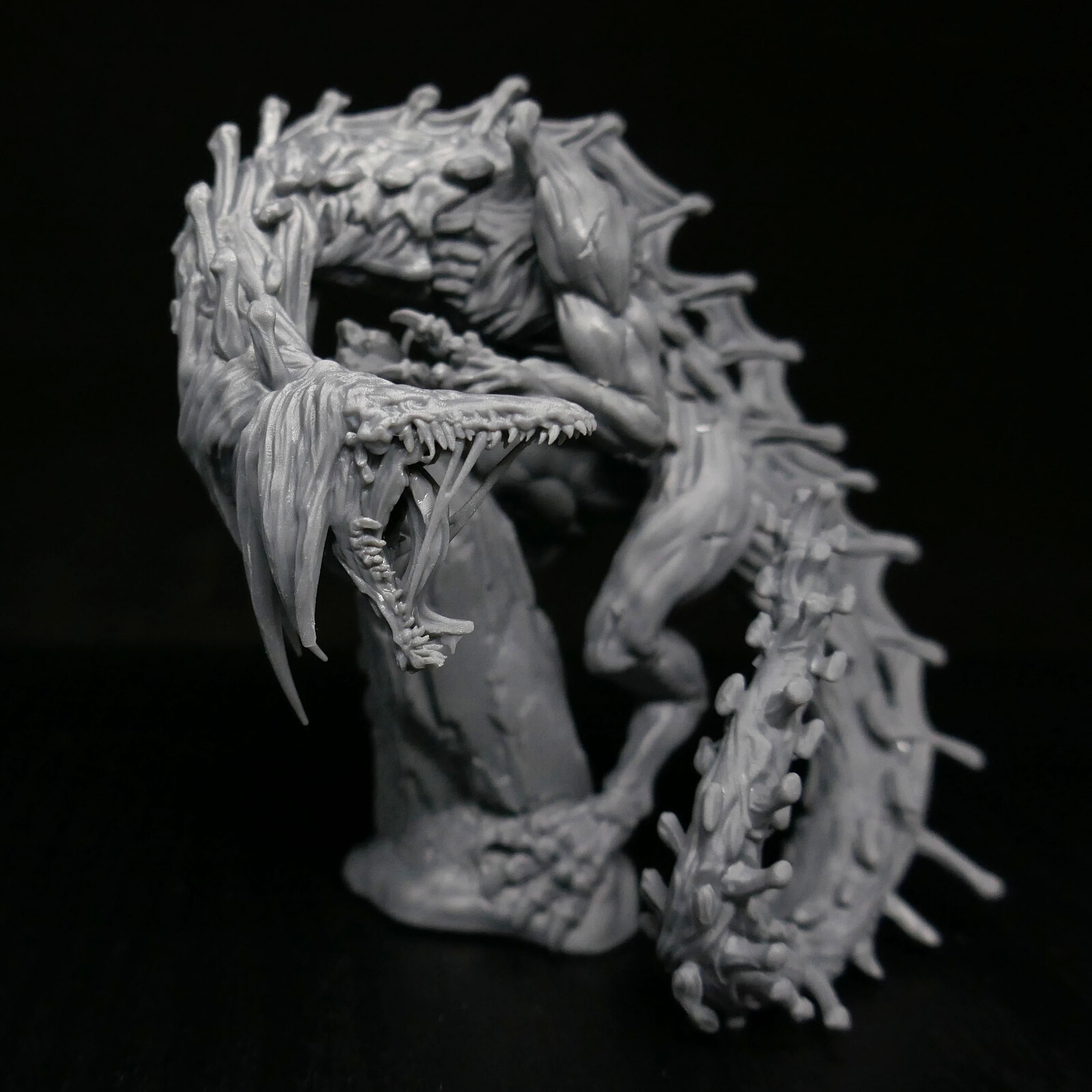 PrintedObsession - SCP 682 - A Hard to Kill Lizard - 3d Printed