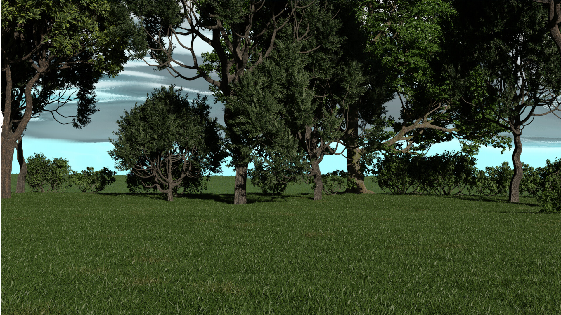 ArtStation - Yard Scene