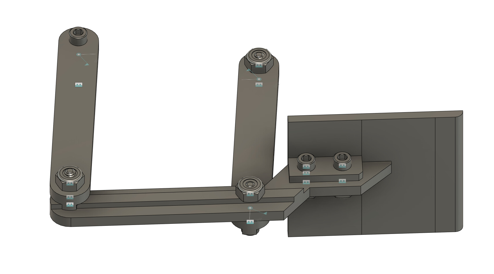ArtStation - Robot design | Grabber four bar linkage