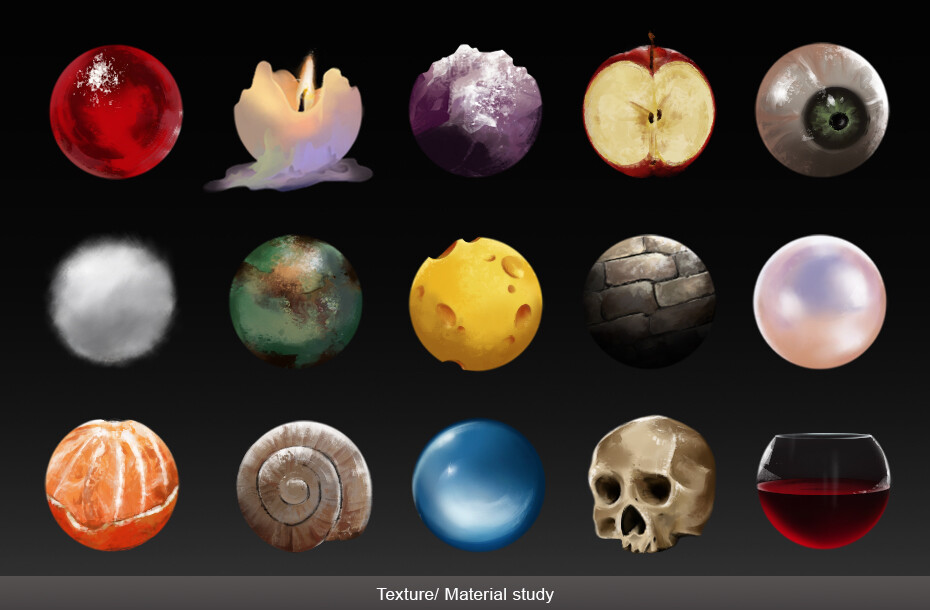 ArtStation - Textures/ Material study