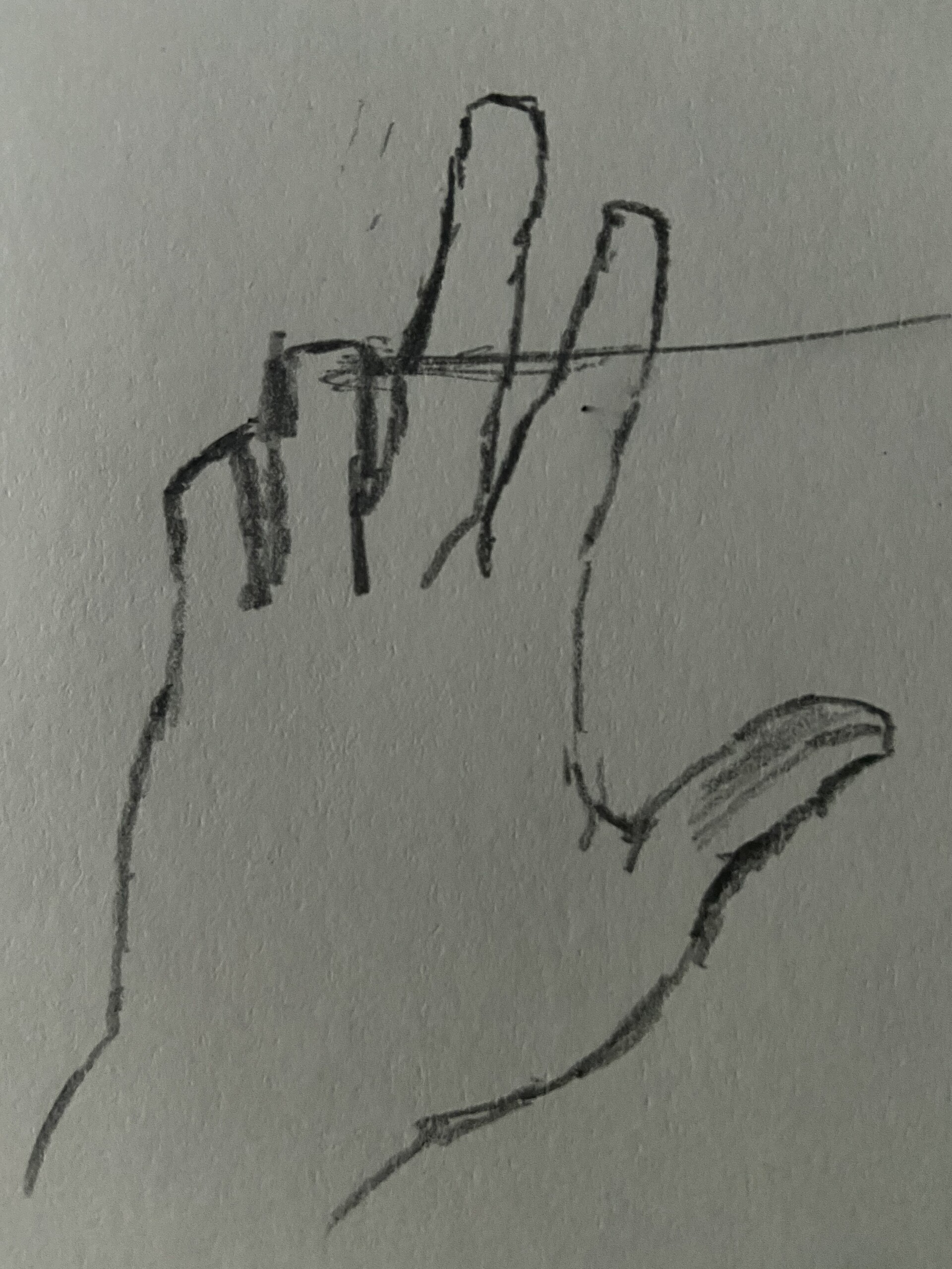ArtStation - Another left hand sketch. Enjoy?