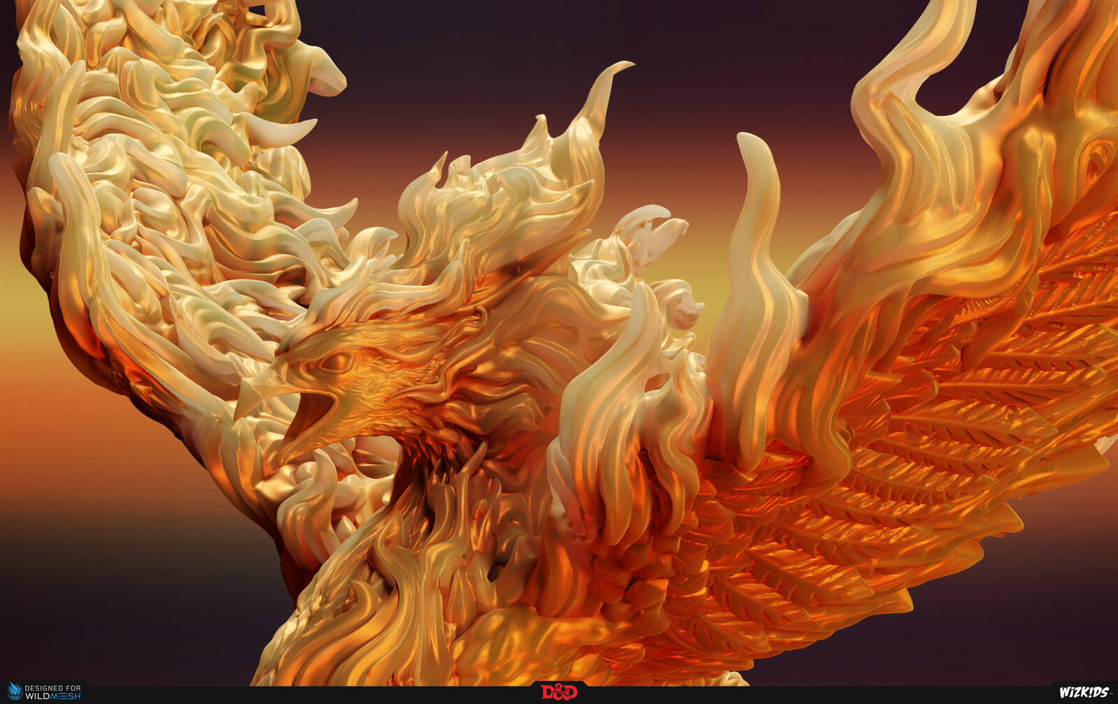 Ania Kiszkowiak - Elder Elemental – Phoenix (D&D)