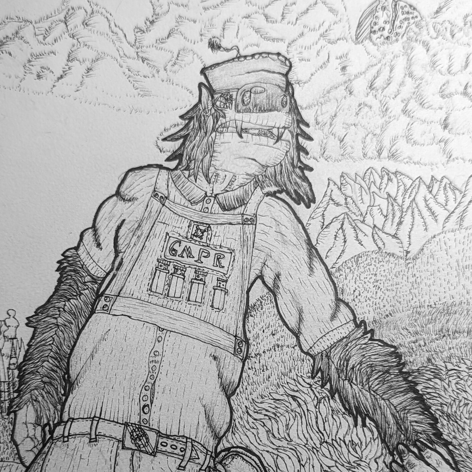 Megthe2 - Anthro Ground sloth sculpt