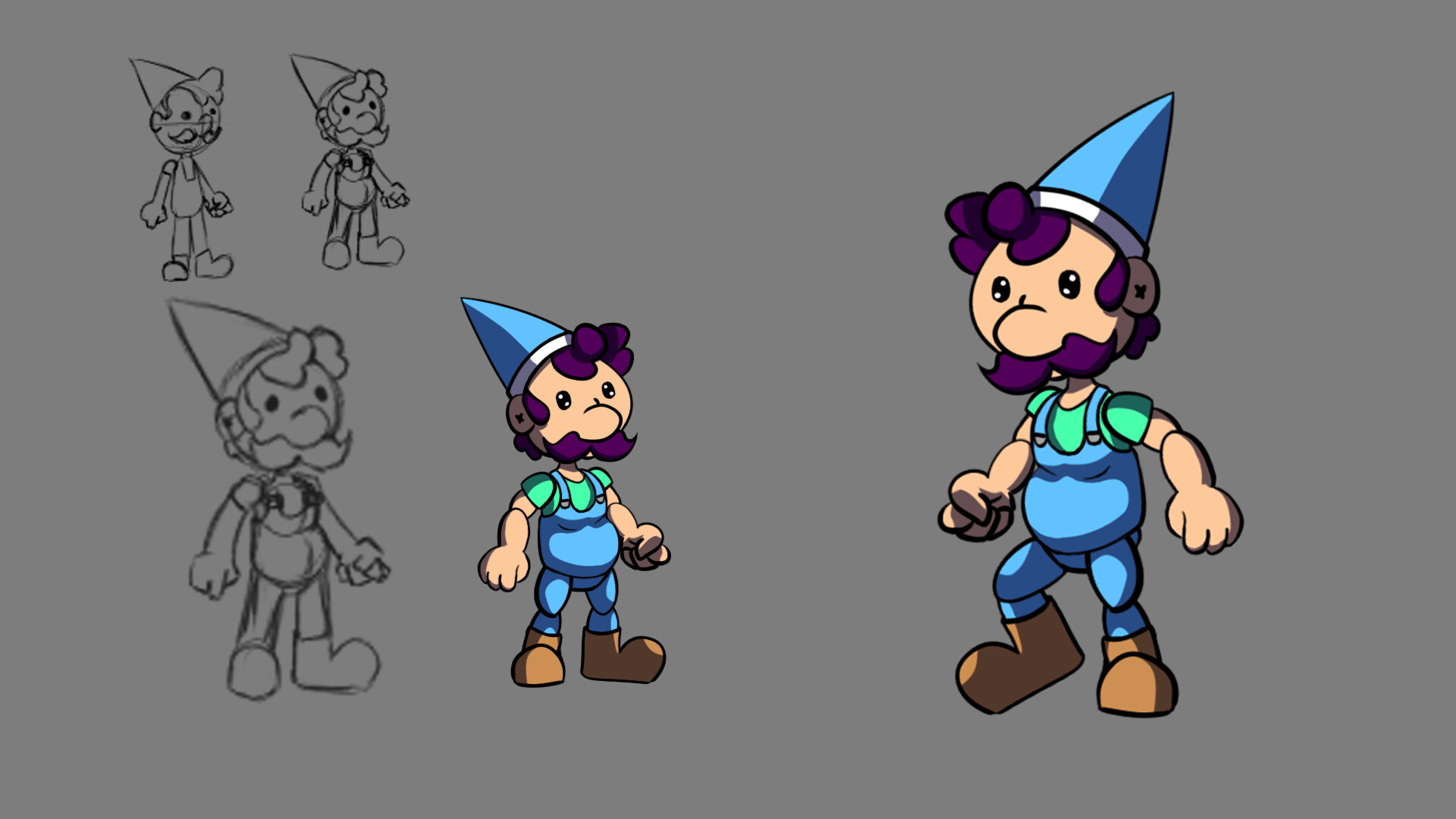 ArtStation - 2D Gnome concept