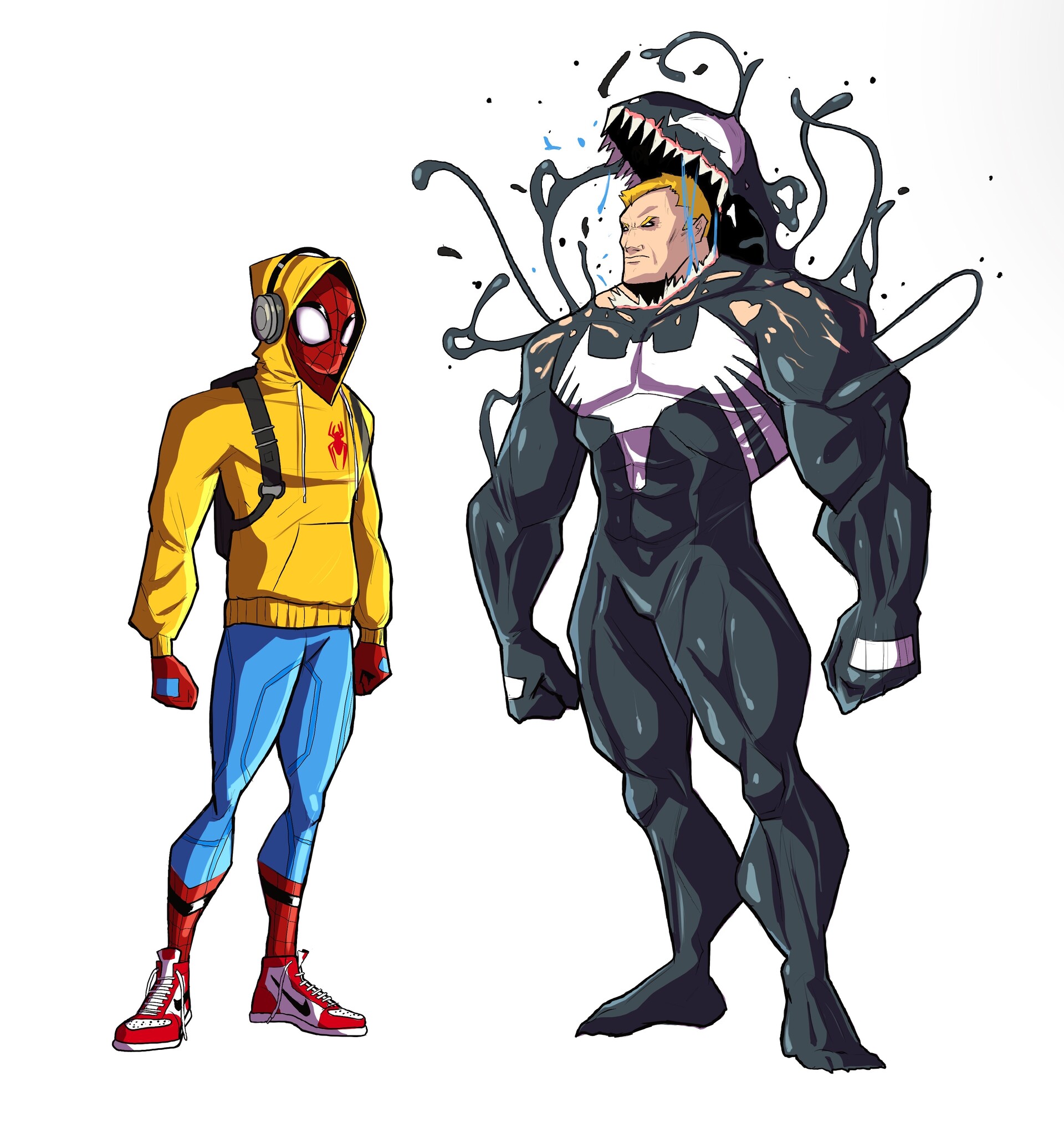 ArtStation - Spidey and venom