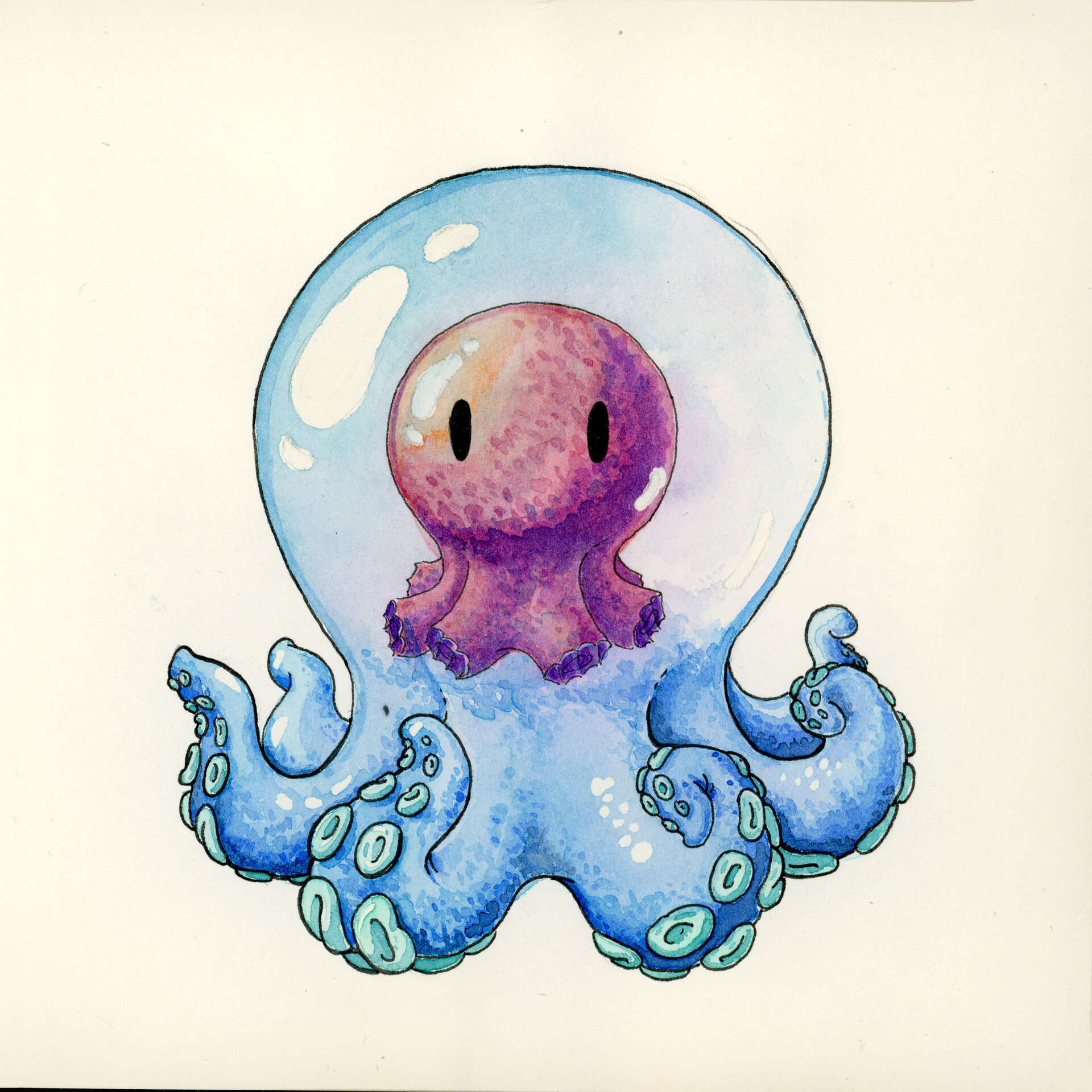 ArtStation - octopus (for a good friend ^_^ )