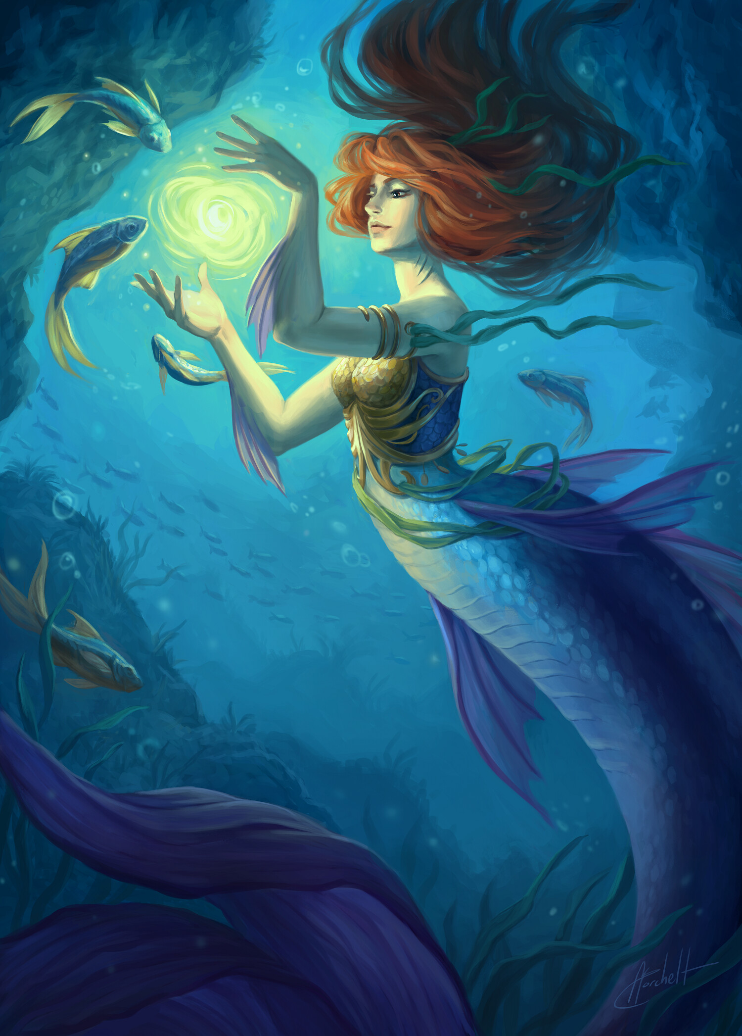 ArtStation - Mermaid of the Deep