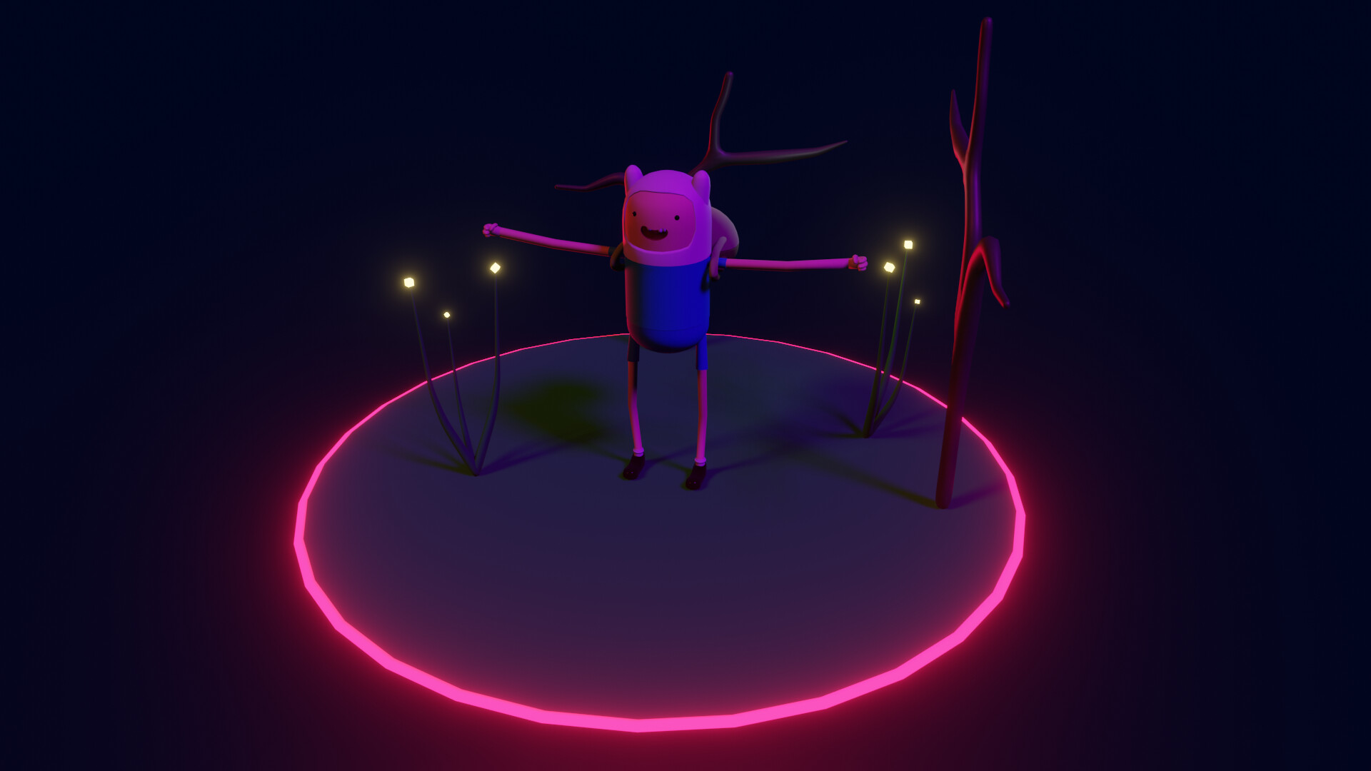 Finn The Human With Demon Sword