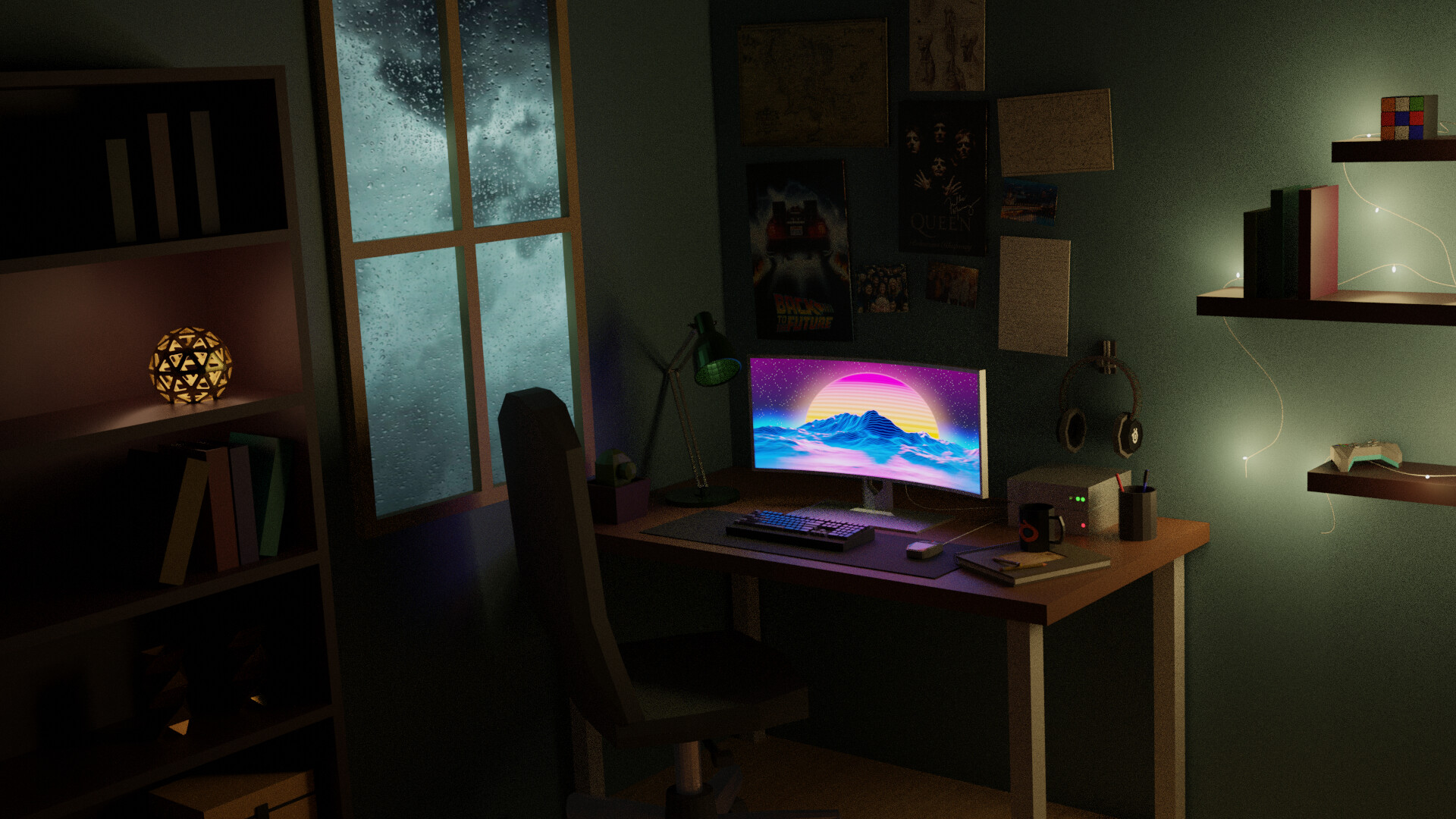 ArtStation - Room Project with Blender