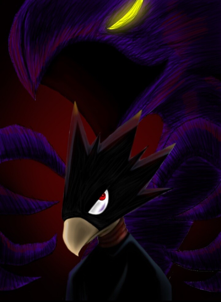 ArtStation - My Hero Academia - Tokoyami Fan Art