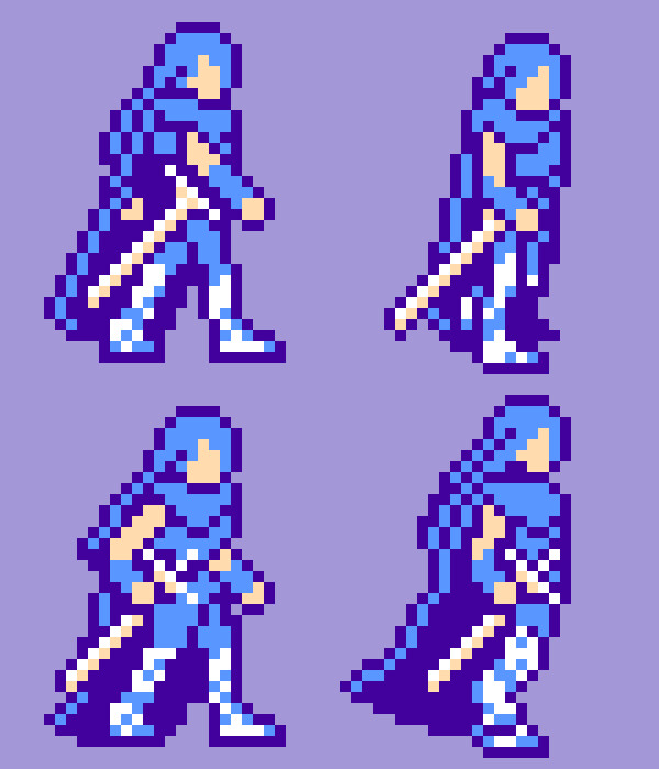 ArtStation - Castlevania Styled Walk Sprites