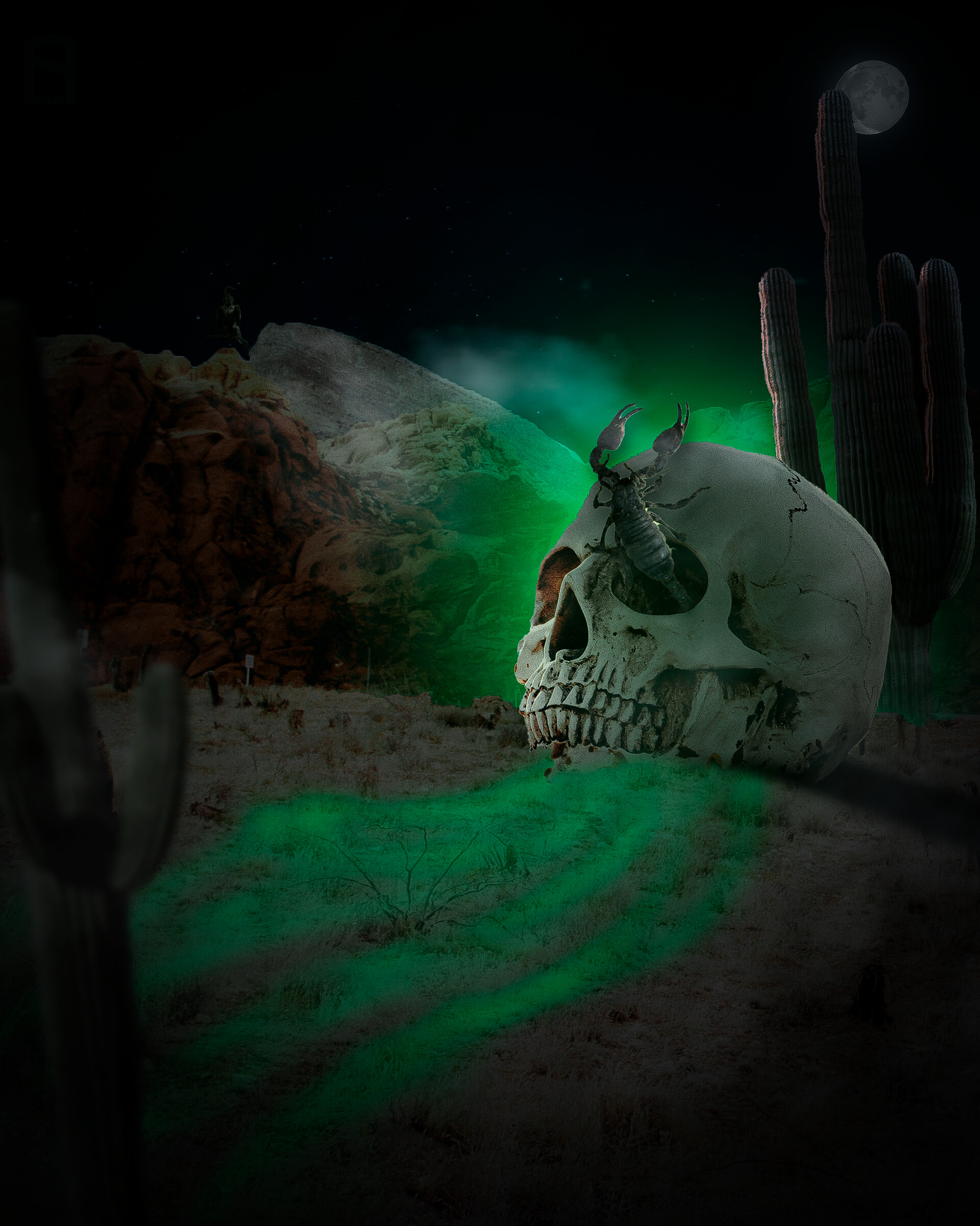 ArtStation - Skull Desert Manipulation